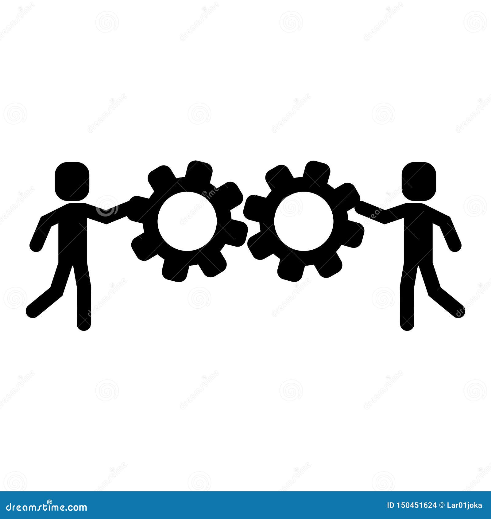 Isolated Business Teamwork Icon. Business Concept Stock Vector ...