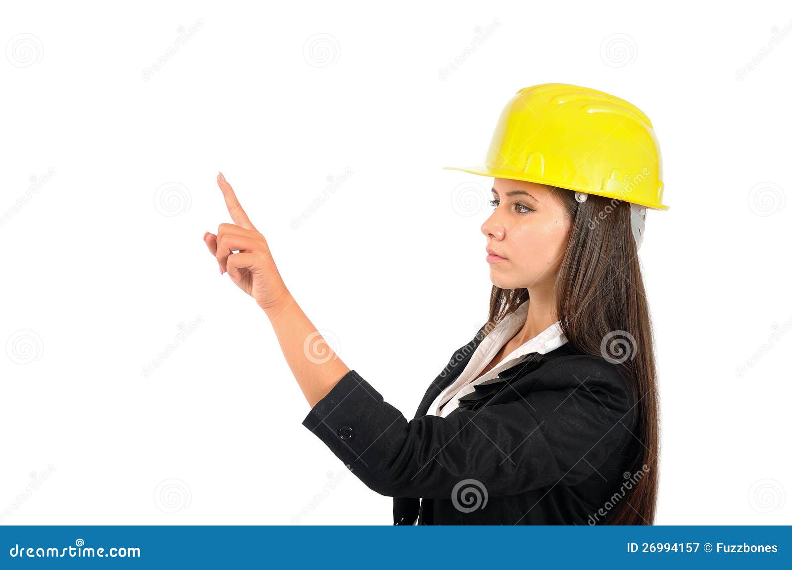 Isolated business woman stock image. Image of closeup - 26994157