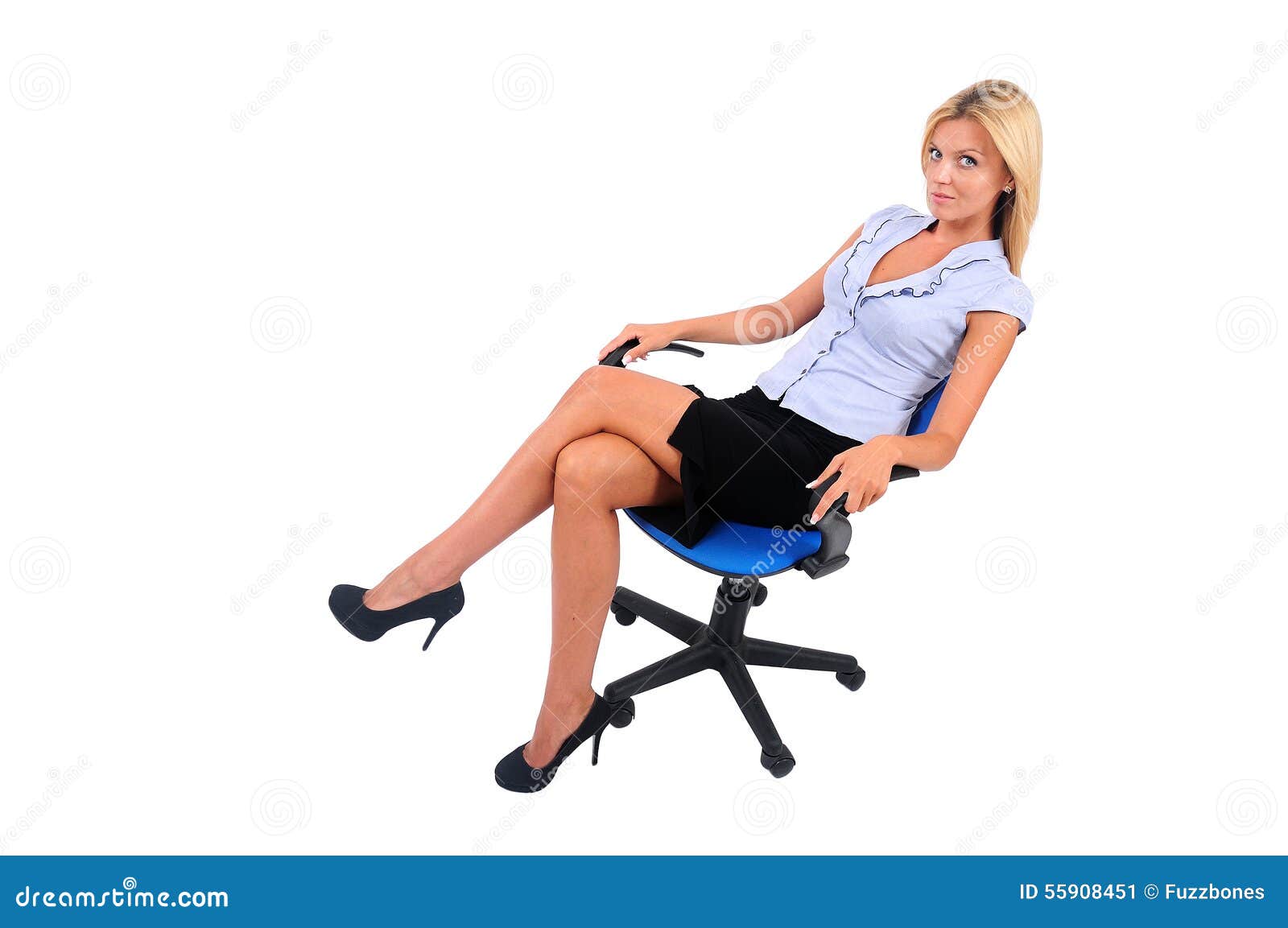 Isolated Business Woman stock image. Image of adult, comfortable - 55908451
