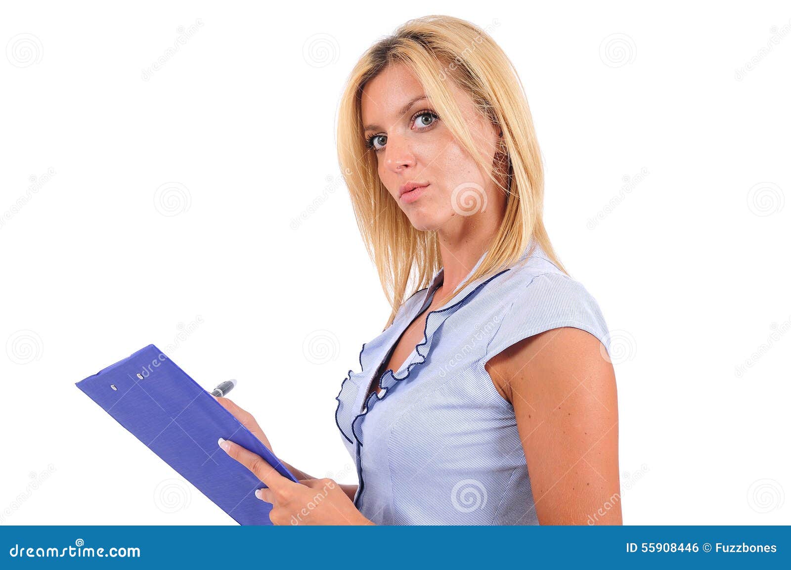 Isolated Business Woman stock photo. Image of businesspeople - 55908446