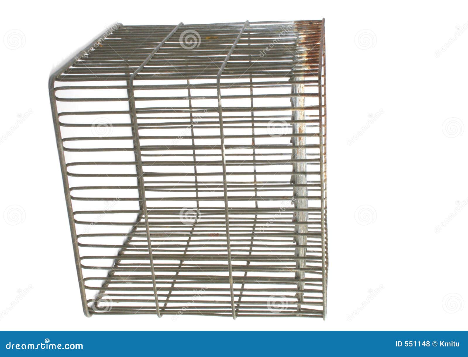 Isolated cage stock photo. Image of chained, cell, asylumn - 551148