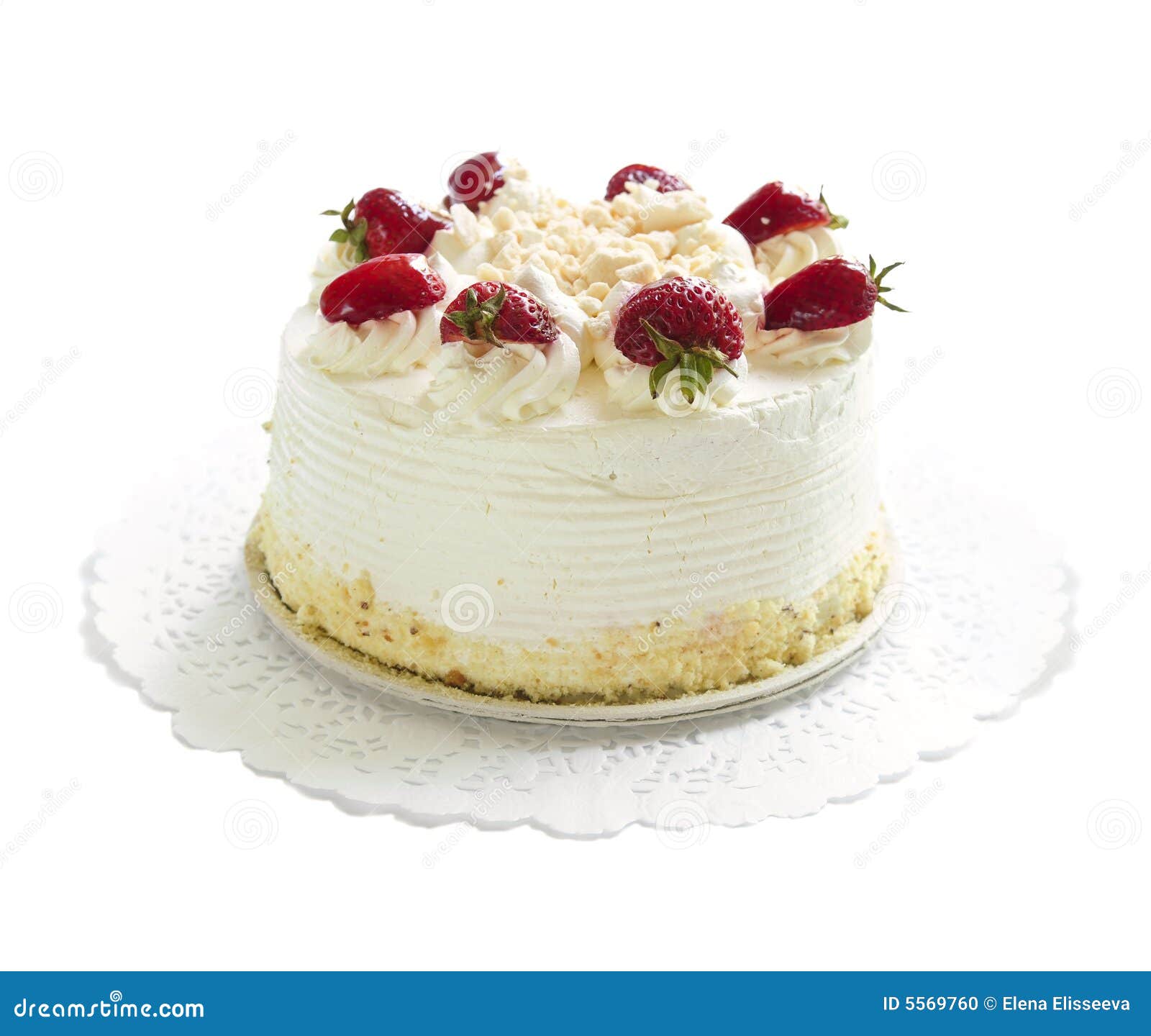 Isolated cake stock photo. Image of frosted, calories - 5569760
