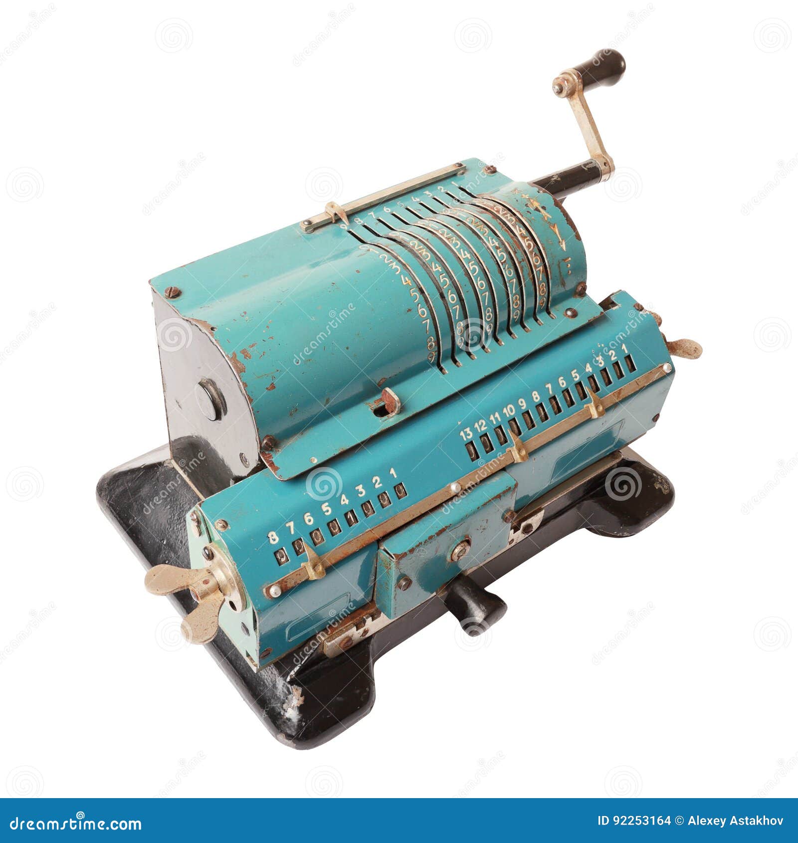 Isolated Calculating Machine Stock Photo - Image of accounting ...