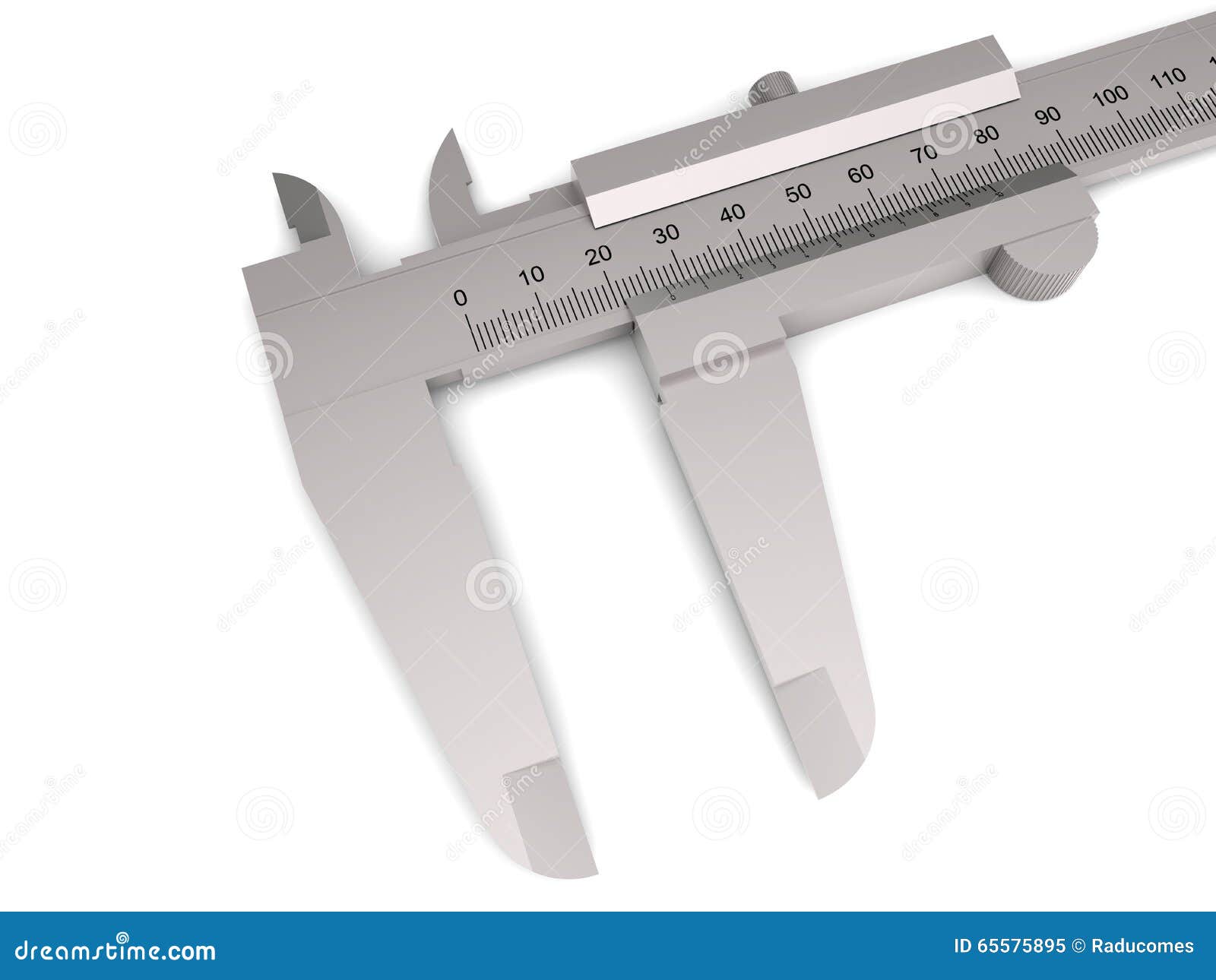 Isolated calipers stock illustration. Illustration of length - 65575895