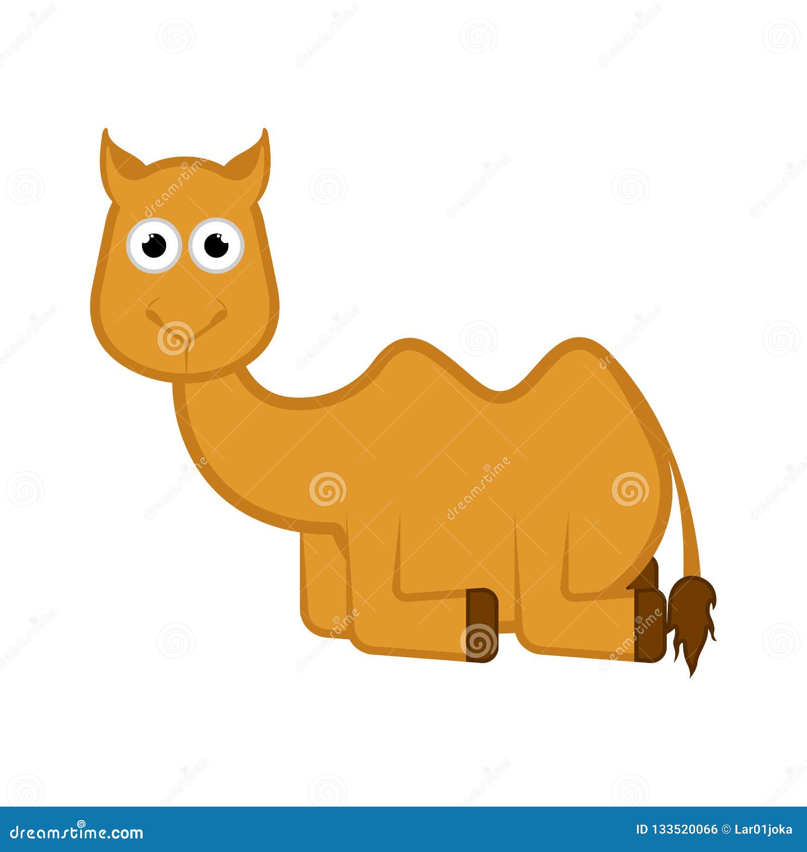 Isolated Camel Comic Cartoon Stock Vector - Illustration of wild, camel ...
