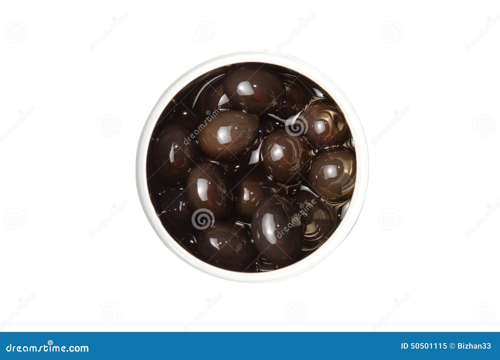 Isolated Can of Black Olives Stock Image - Image of jarred, container ...