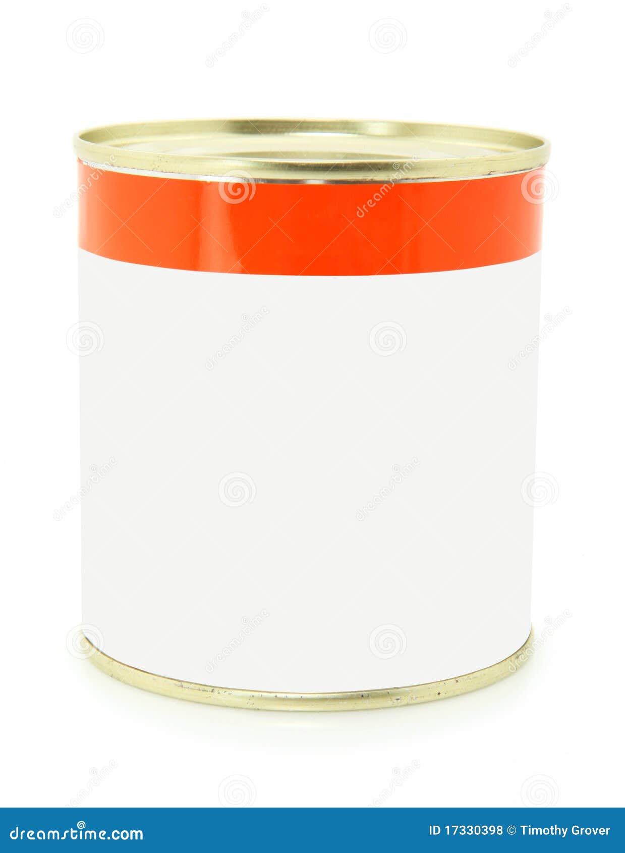 Isolated Can Over White stock photo. Image of sealed - 17330398