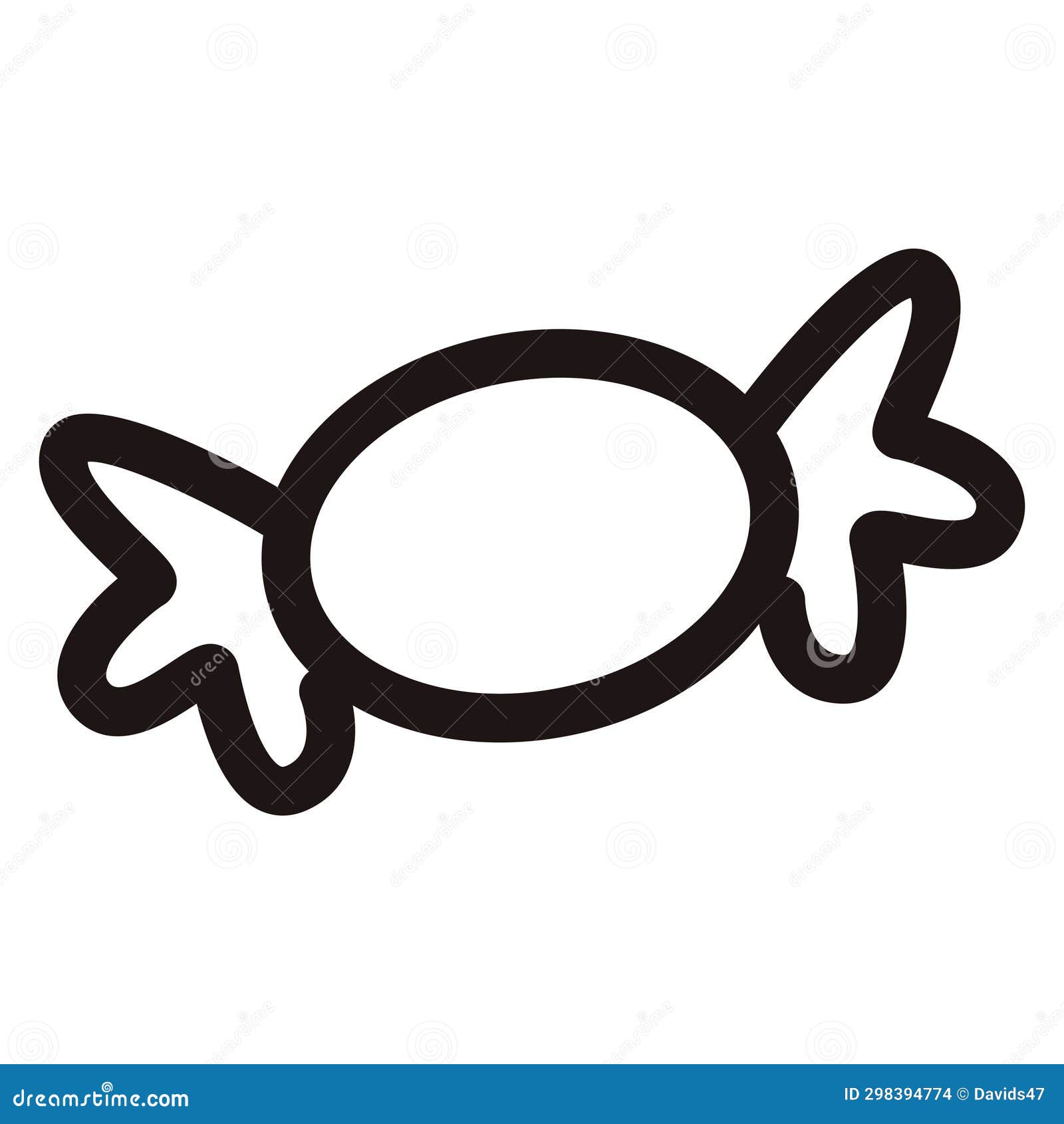 Isolated Candy Sketch Icon Vector Stock Vector - Illustration of candy ...