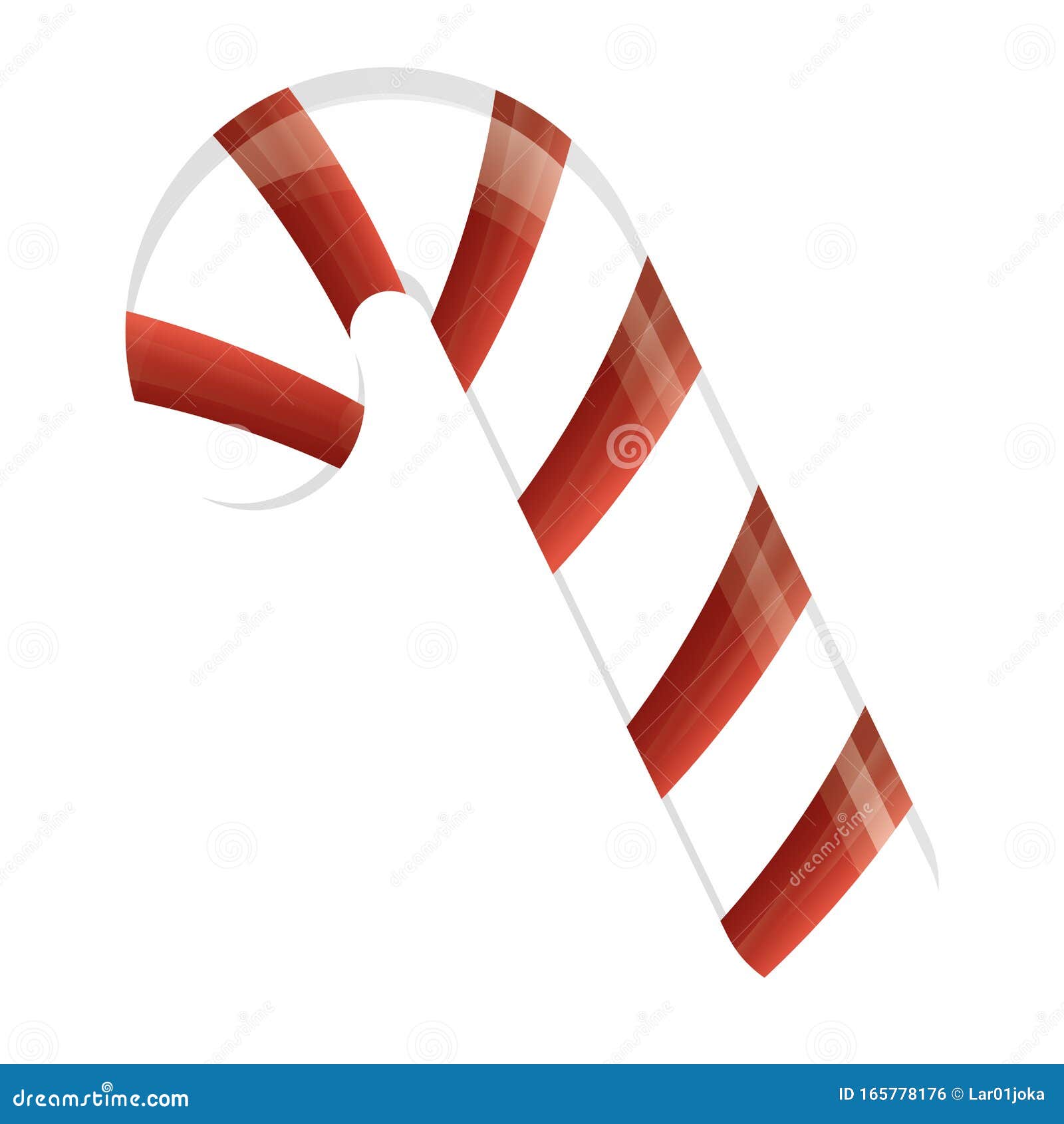 Isolated cane image stock vector. Illustration of christmas - 165778176