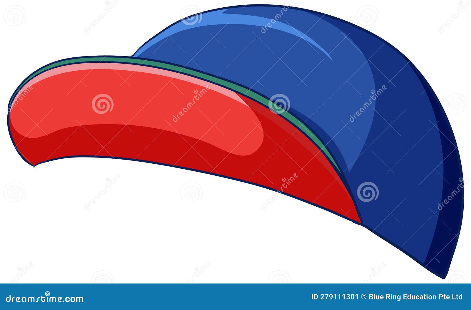 Isolated Cap Cartoon Isolated Stock Vector - Illustration of clothing ...