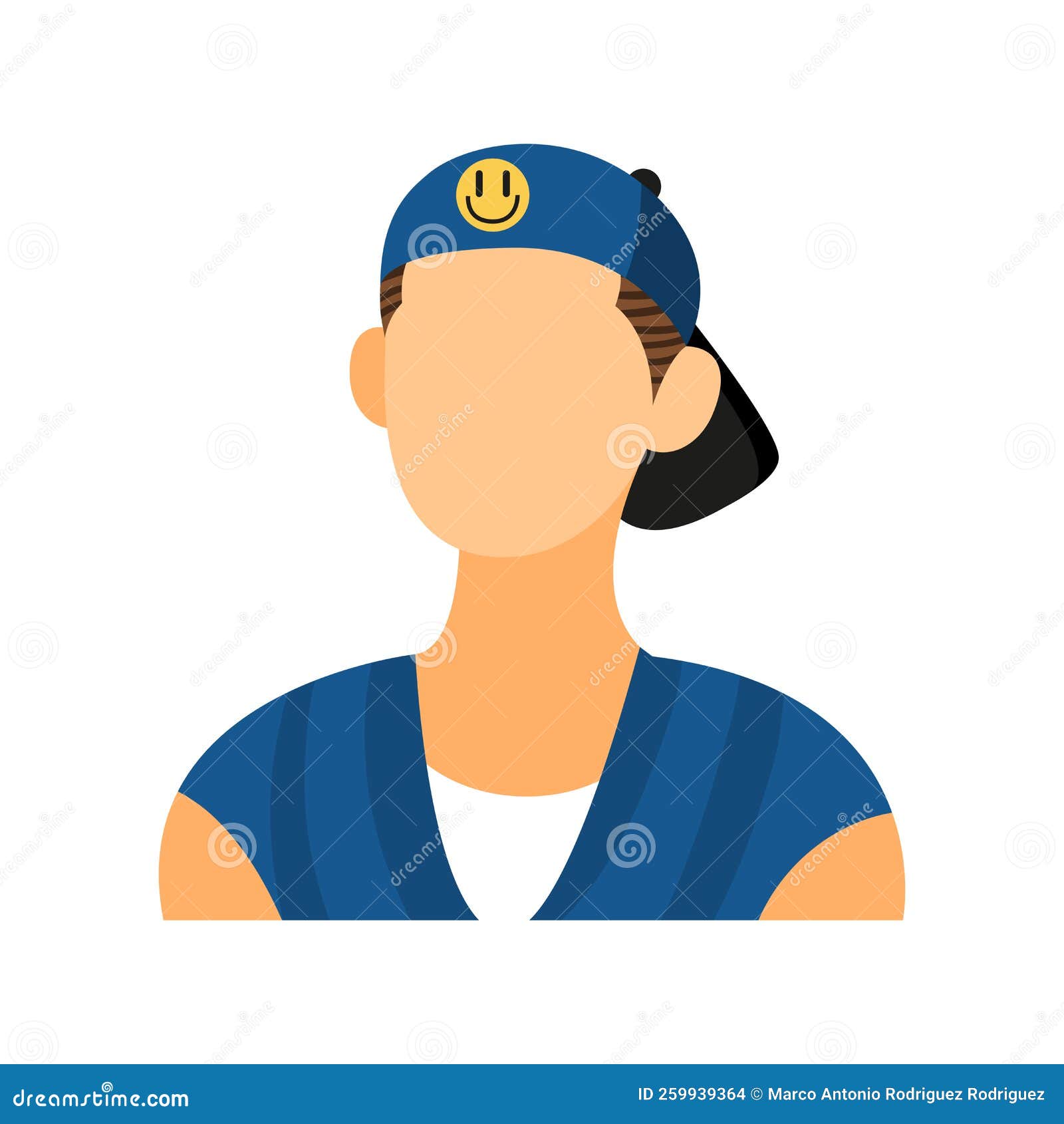 Isolated Cape Man Head Vector Illustration Stock Vector - Illustration ...