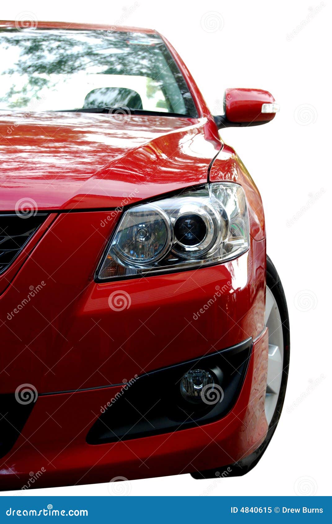 Isolated car stock image. Image of transport, front, isolated - 4840615