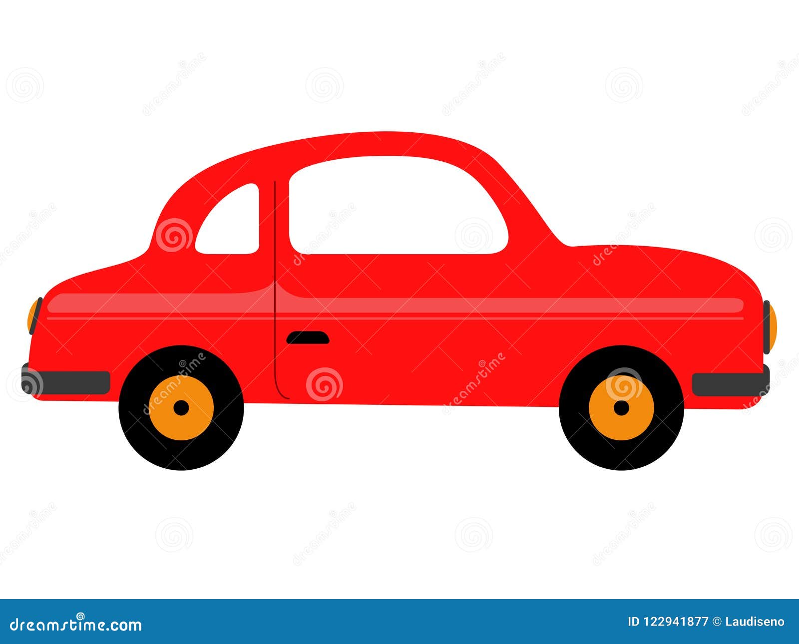 Isolated car toy icon stock vector. Illustration of color - 122941877