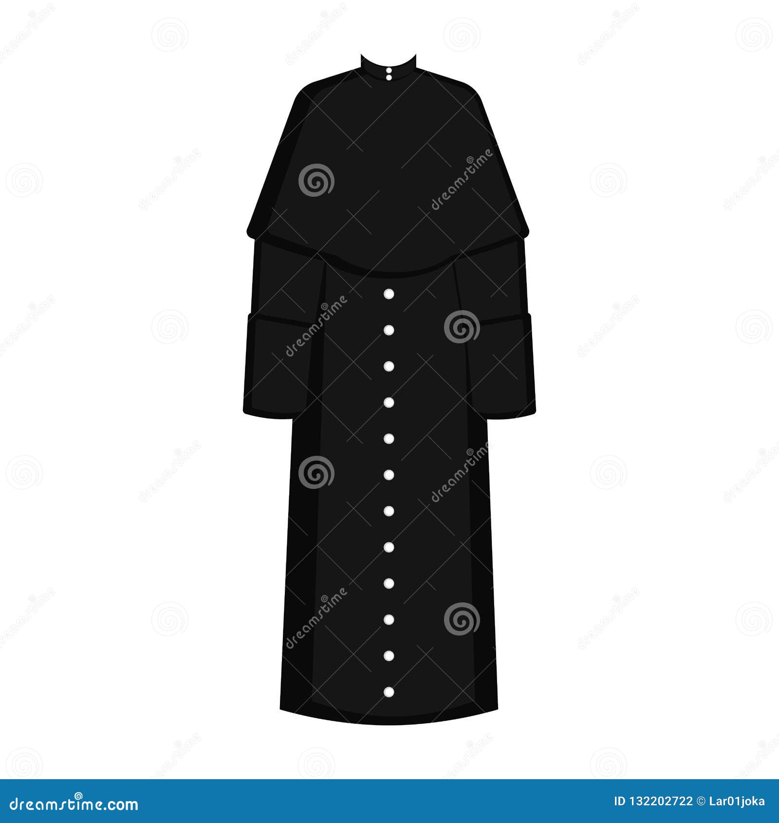 Isolated cassock image stock vector. Illustration of person - 132202722 Isolated cassock image stock vector. Illustration of person - 132202722