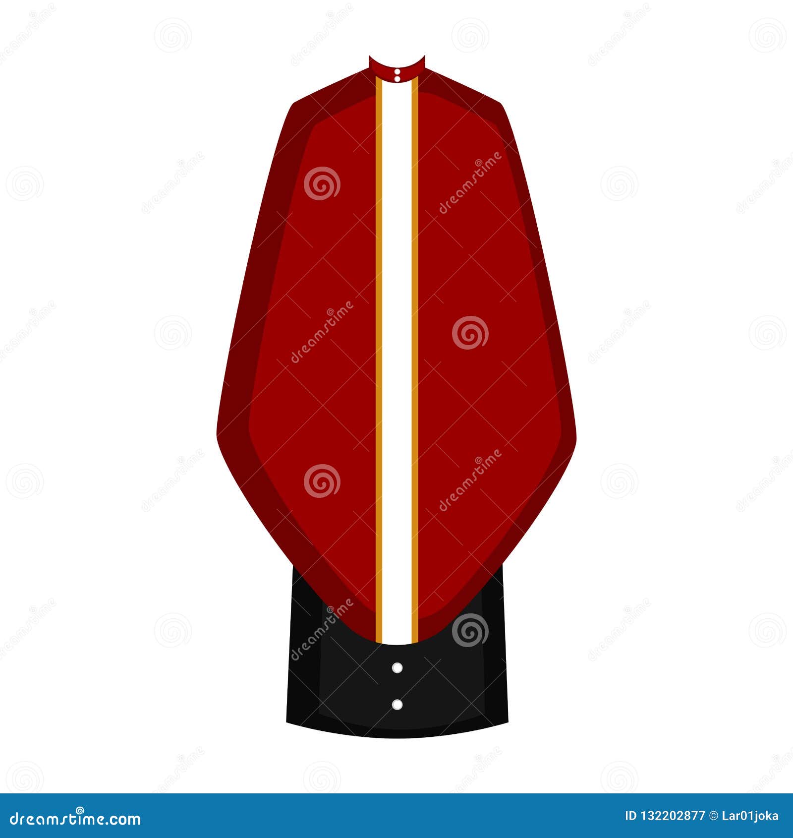 Isolated cassock image stock vector. Illustration of religion - 132202877 Isolated cassock image stock vector. Illustration of religion - 132202877