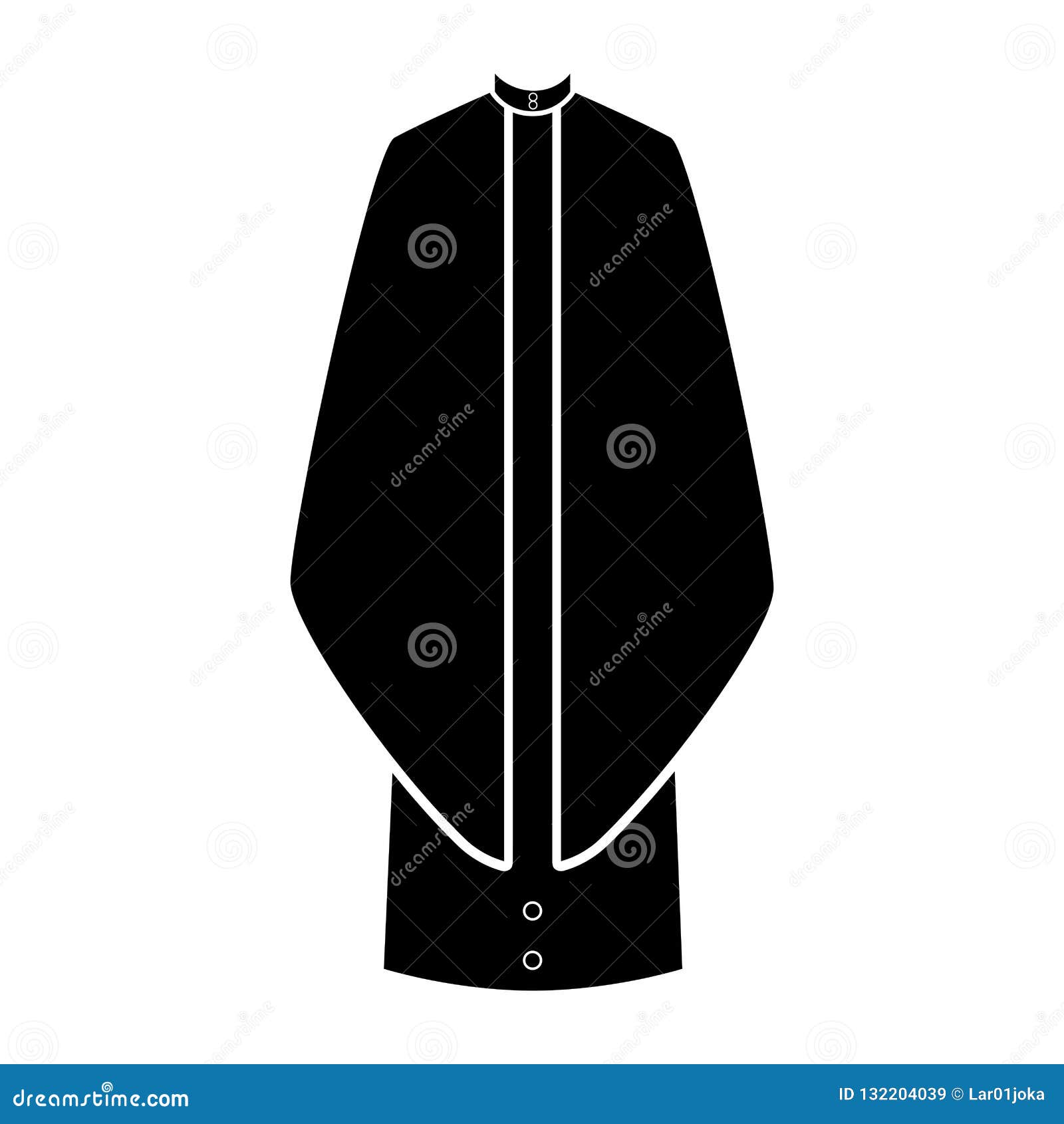 Isolated Cassock Silhouette Stock Vector - Illustration of priest ... Isolated Cassock Silhouette Stock Vector - Illustration of priest ...