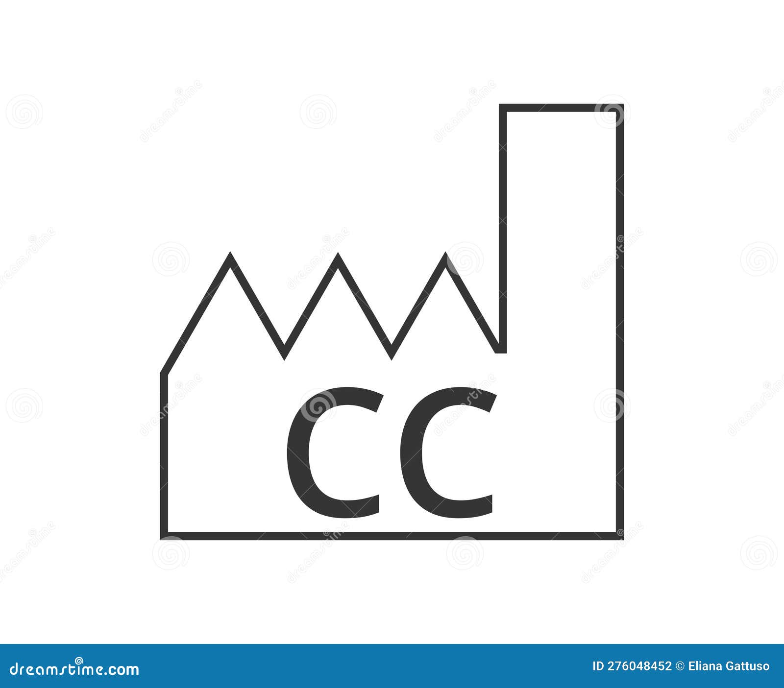 Isolated CC Symbol of Country of Manufacture. Stock Vector ...