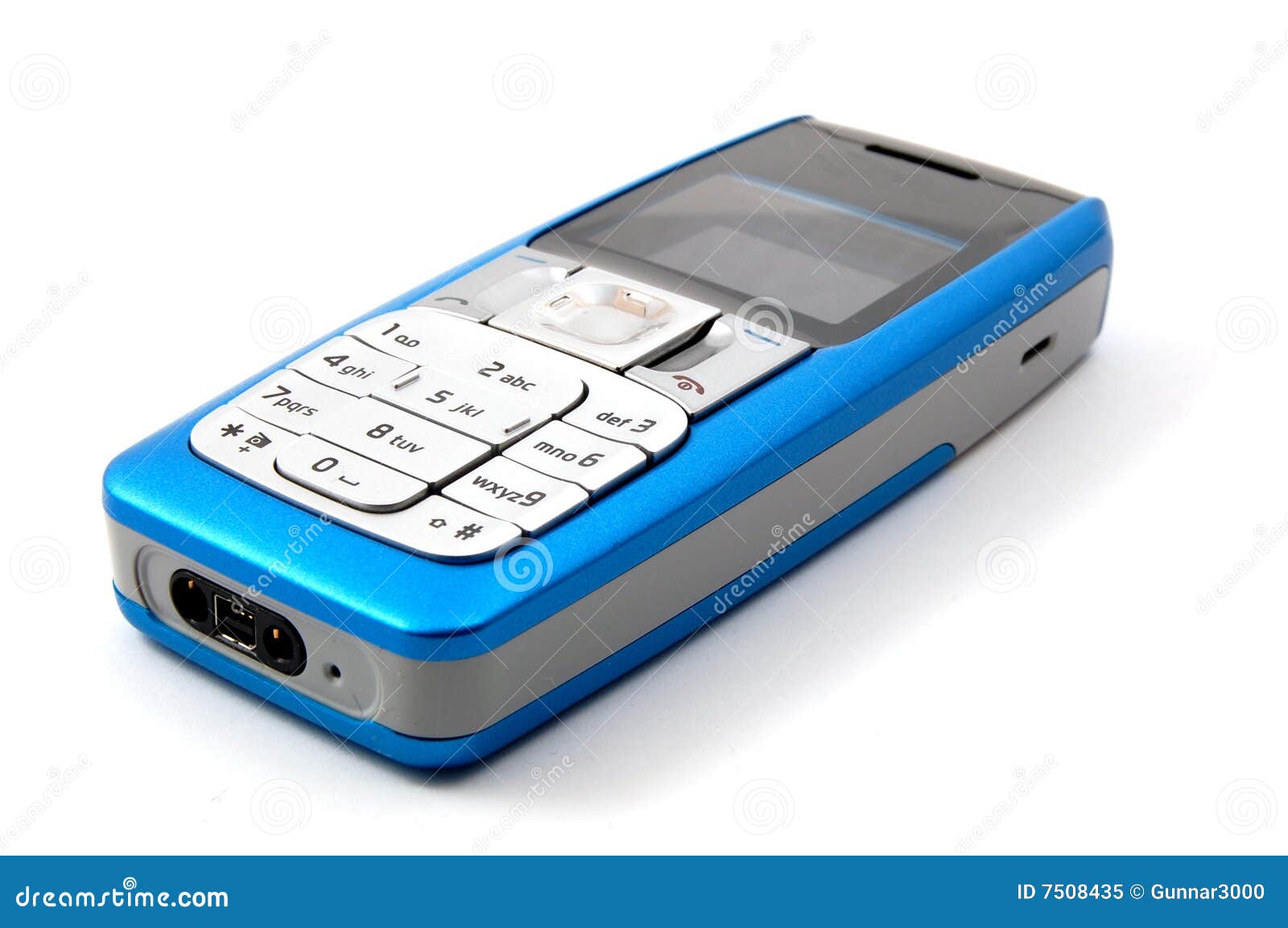 Isolated cell phone stock image. Image of handphone, macro - 7508435