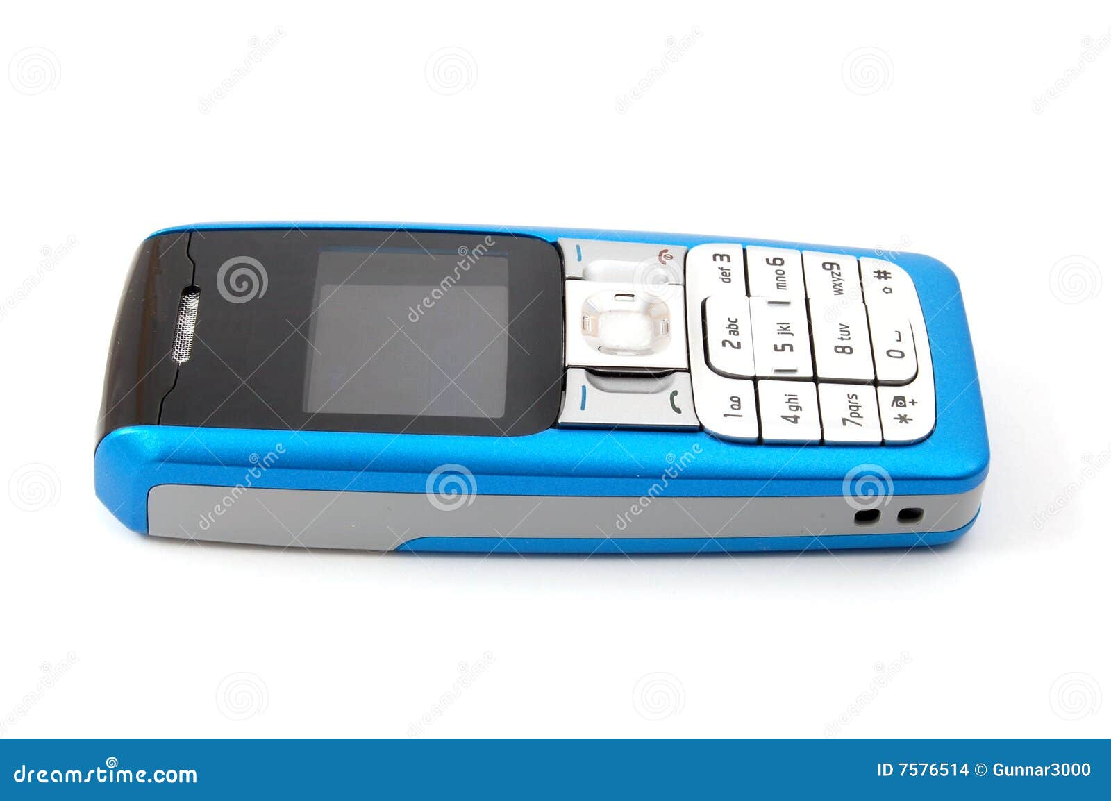 Isolated cell phone stock photo. Image of communicate - 7576514