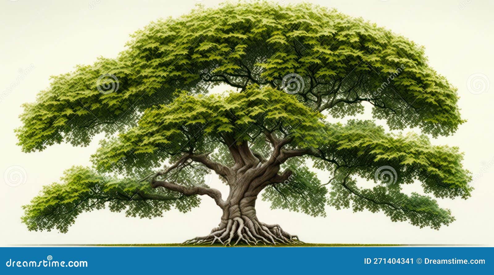 Isolated centennial tree stock illustration. Illustration of life ...