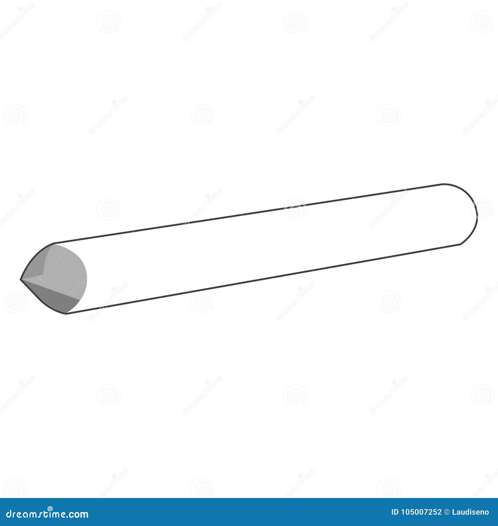 Isolated Chalk Illustration Stock Vector - Illustration of white ...