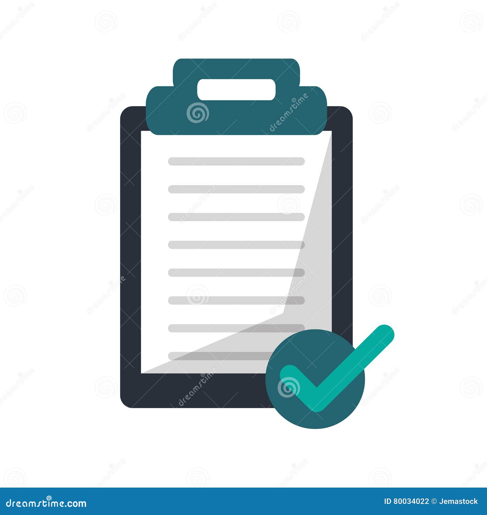 Isolated Checklist and Mark Design Stock Vector - Illustration of icon ...