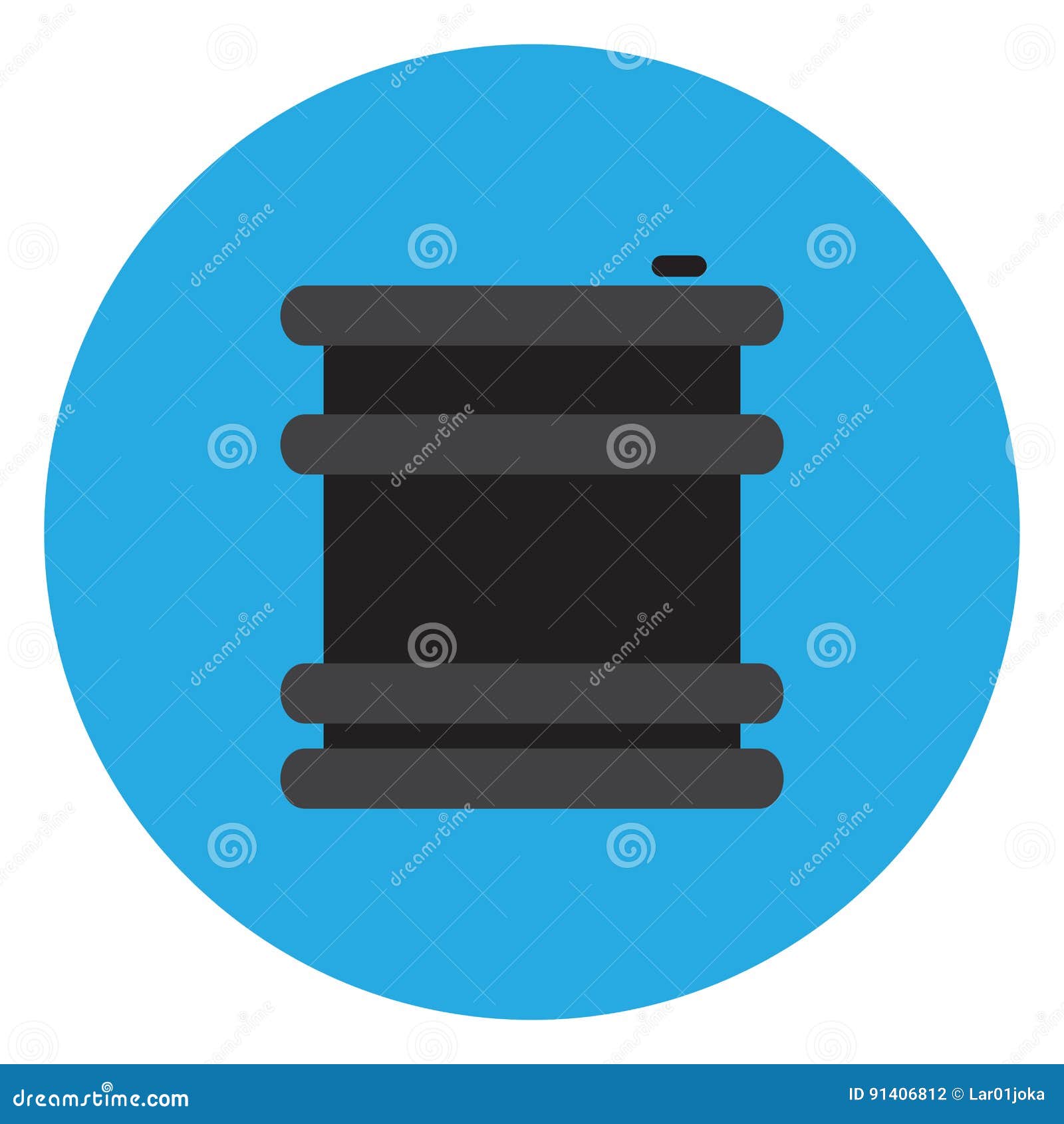 Isolated chemical barrel stock vector. Illustration of design - 91406812