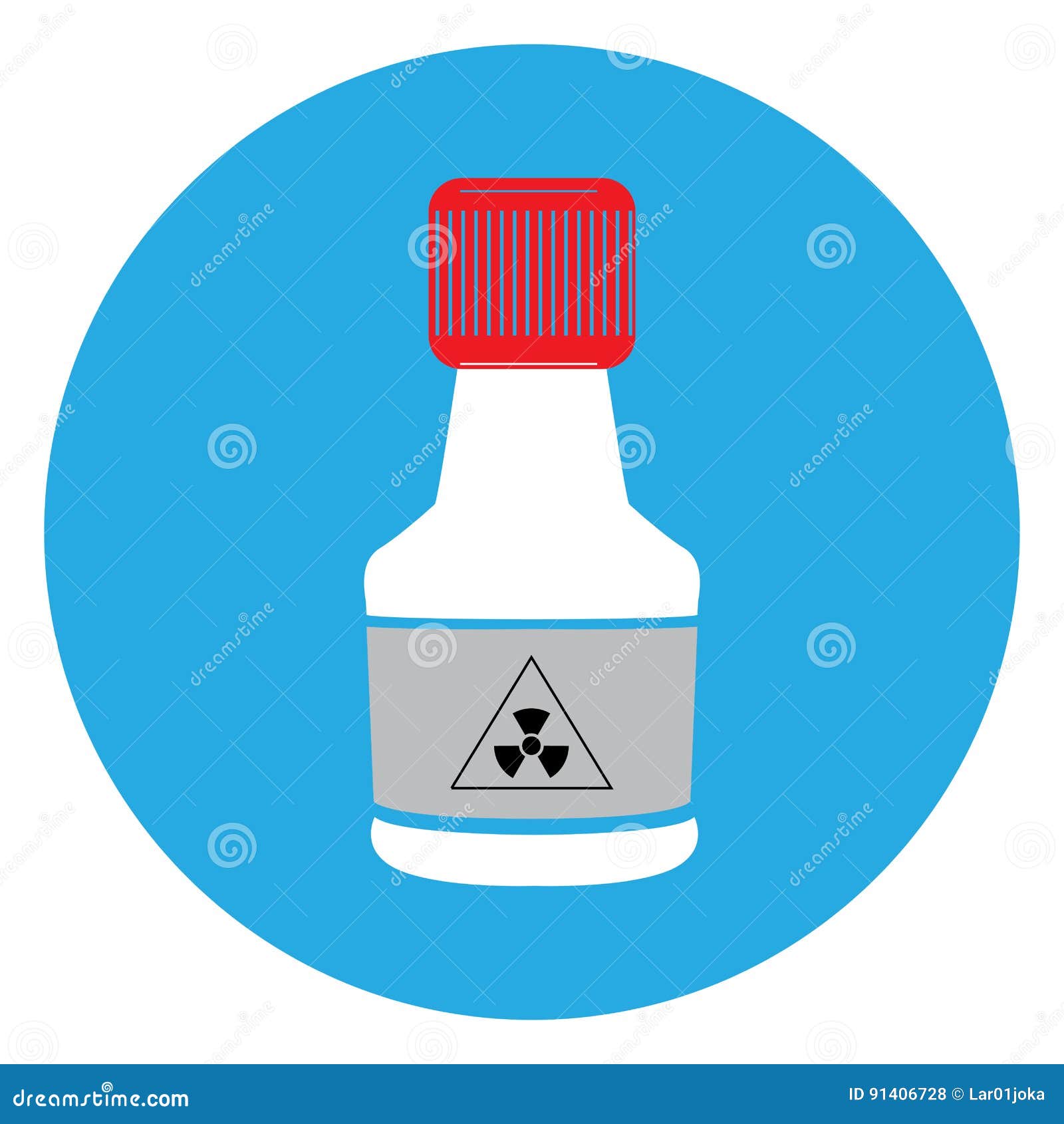 Isolated chemical bottle stock vector. Illustration of isolated - 91406728