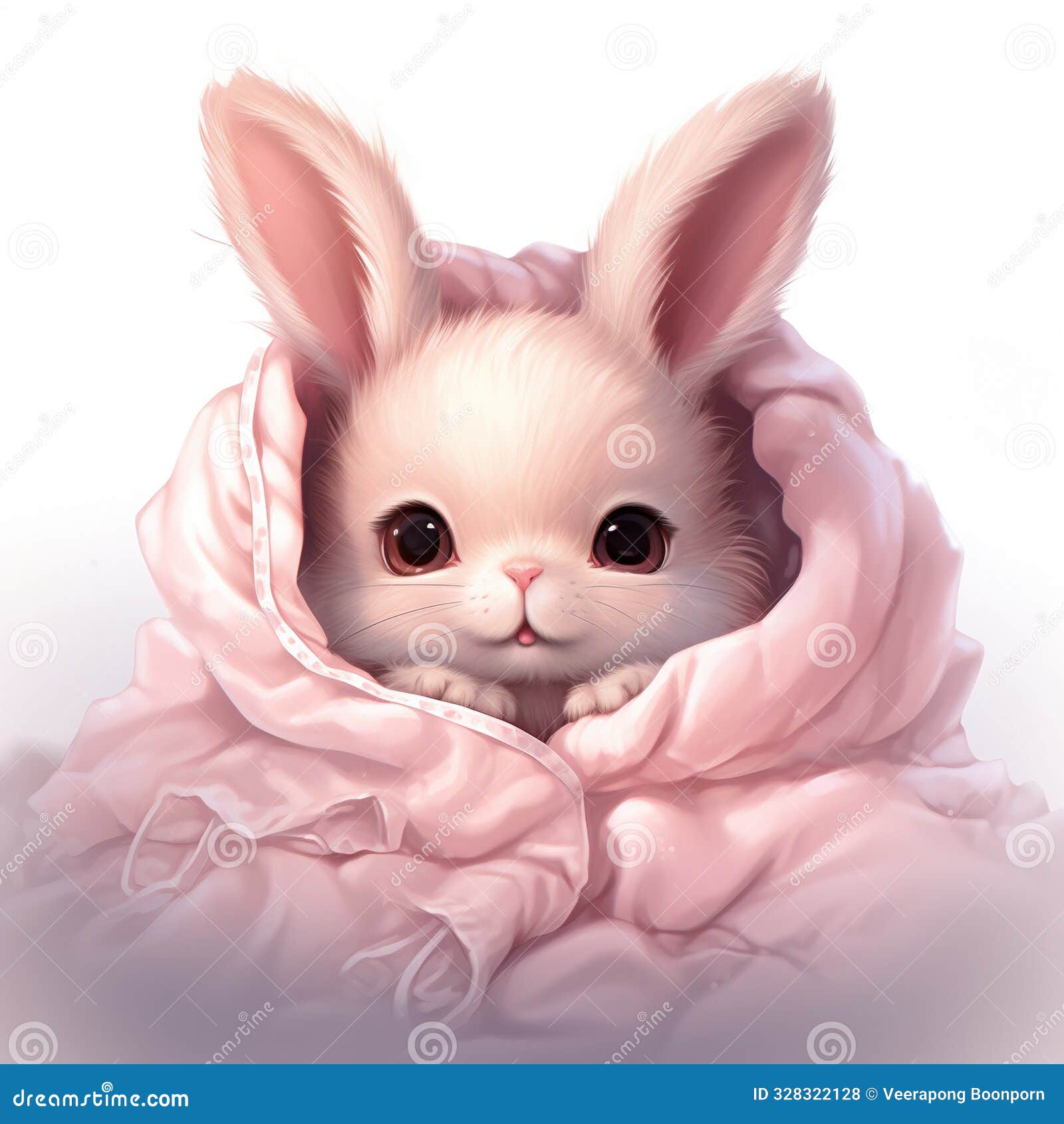 Chibi Baby Lemur Sitting Cartoon Sticker | CartoonDealer.com #254482733