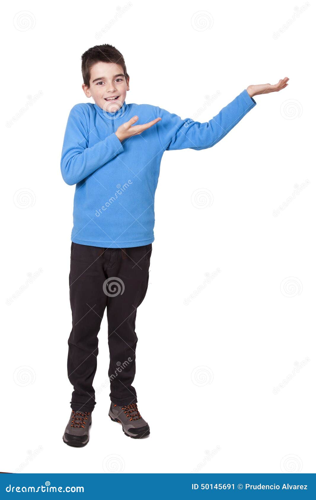 Isolated child pointing stock image. Image of beautiful - 50145691