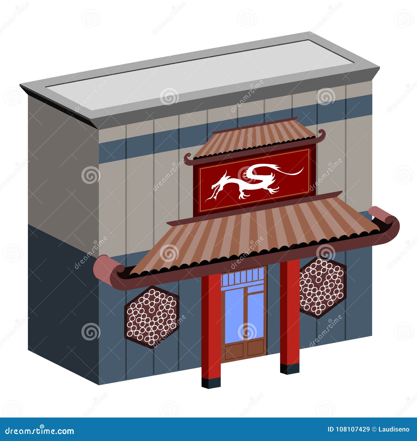 Isolated Chinese Restaurant Stock Vector - Illustration of chinese ...