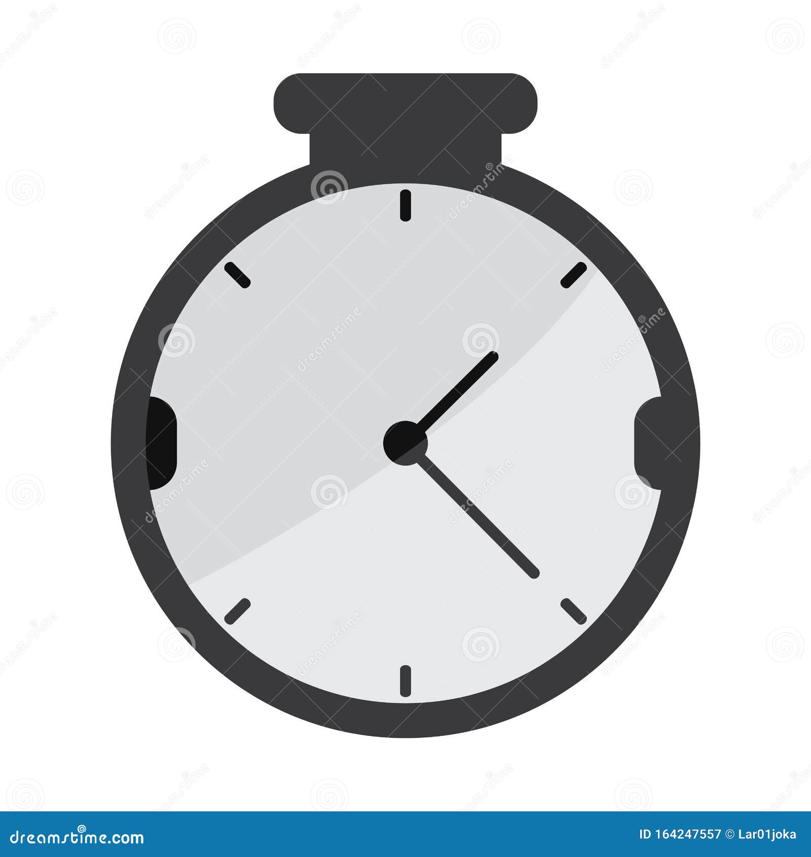 Isolated chronometer icon stock vector. Illustration of vector - 164247557
