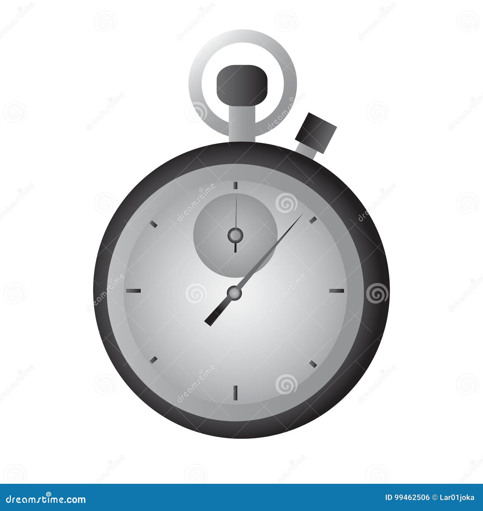 Isolated Chronometer Icon Sport Timer Timekeeper Cartoon Vector