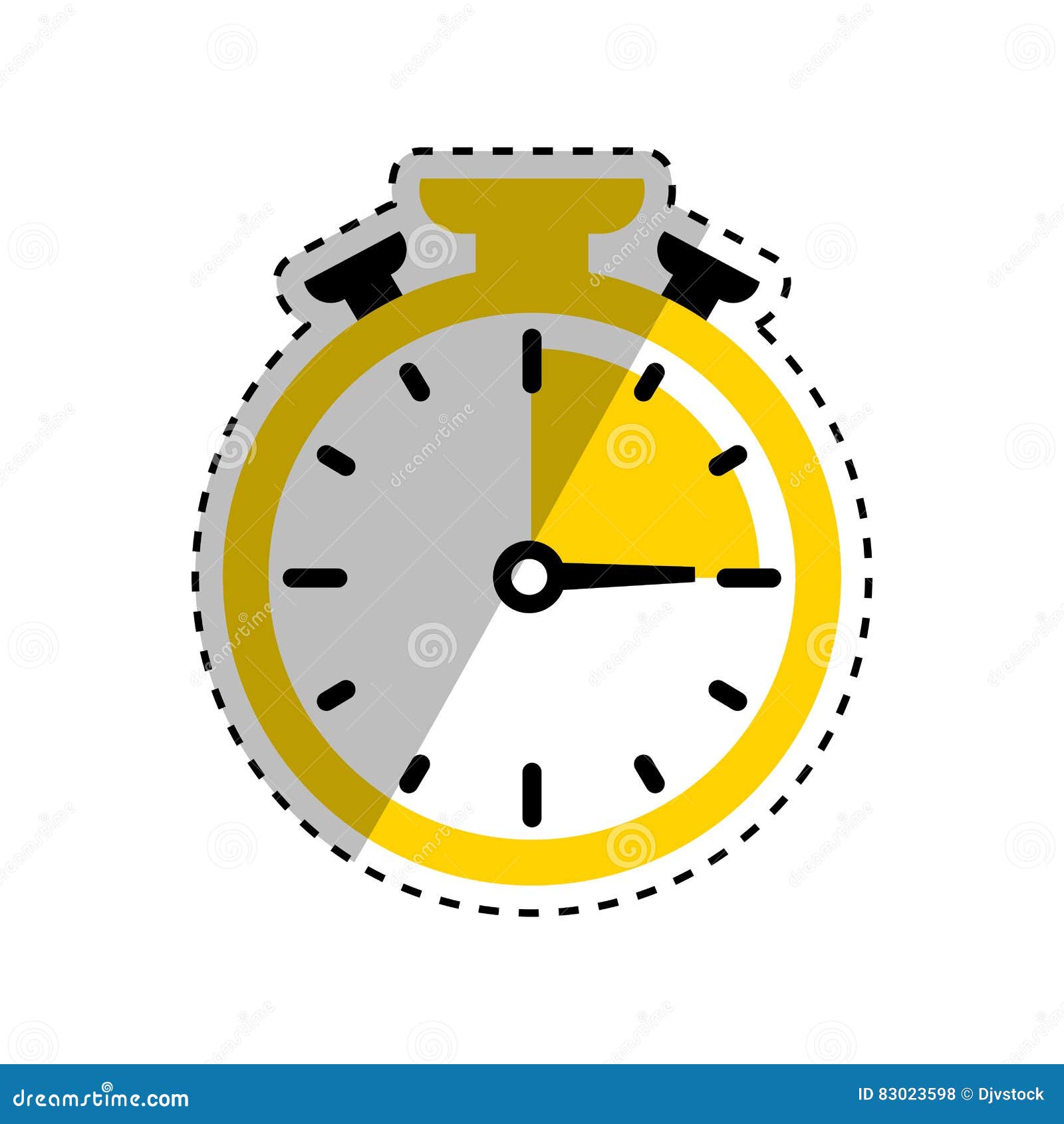 Isolated Chronometer Timer Stock Illustration Illustration Of Circle