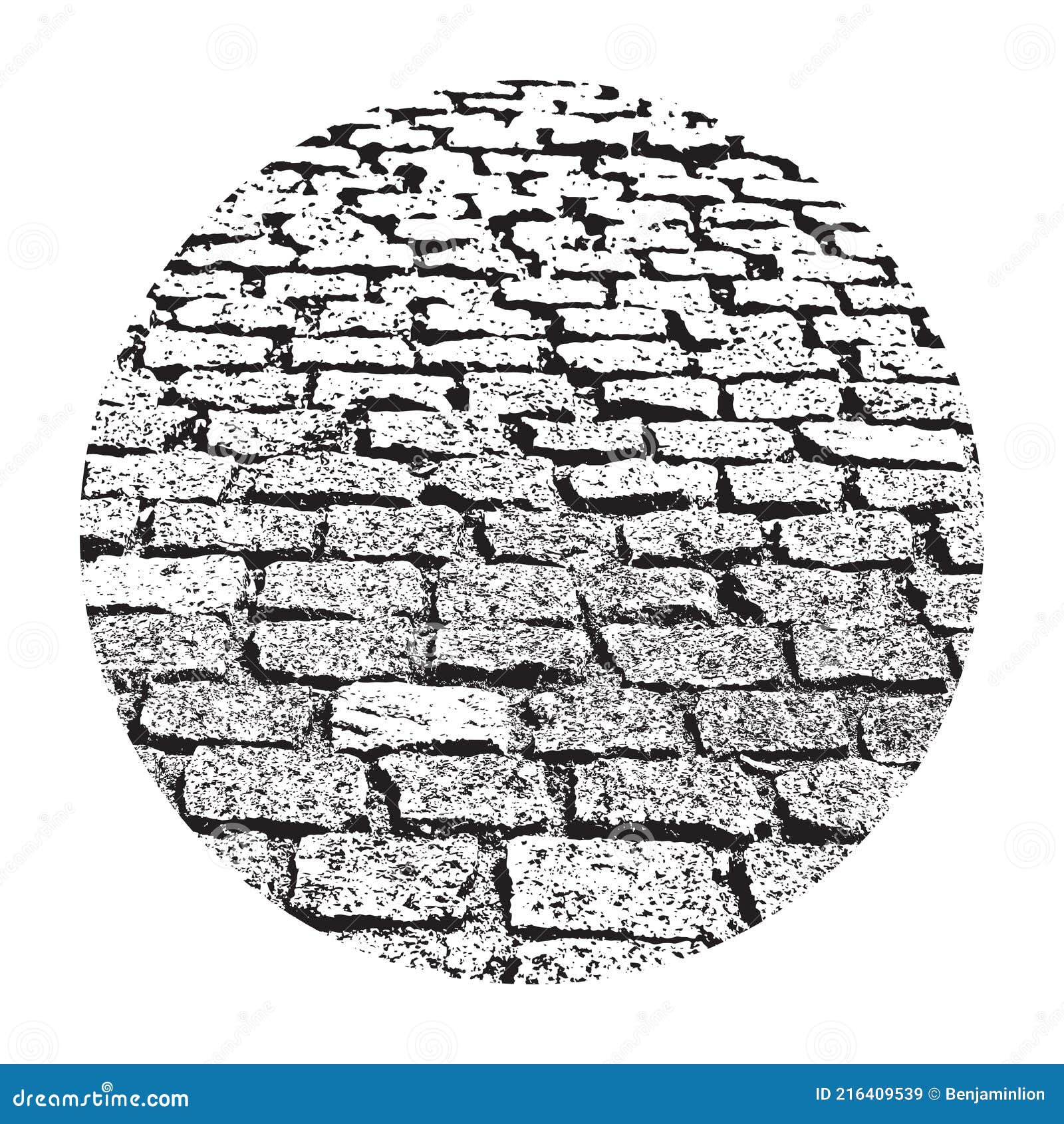 Isolated Circle Texture stock vector. Illustration of circle - 216409539