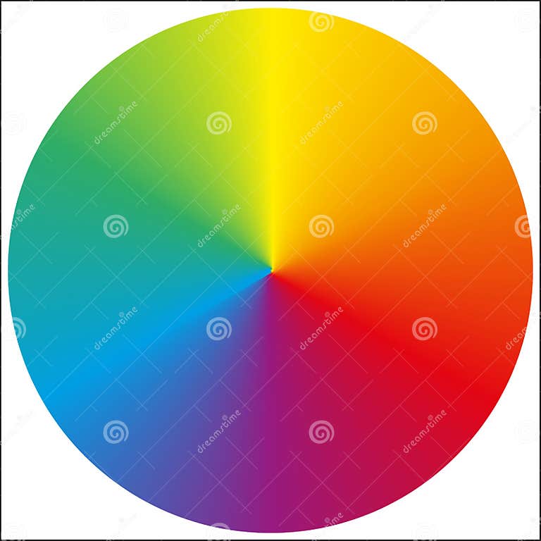 Isolated Circular Rainbow Gradient Stock Vector - Illustration of ...