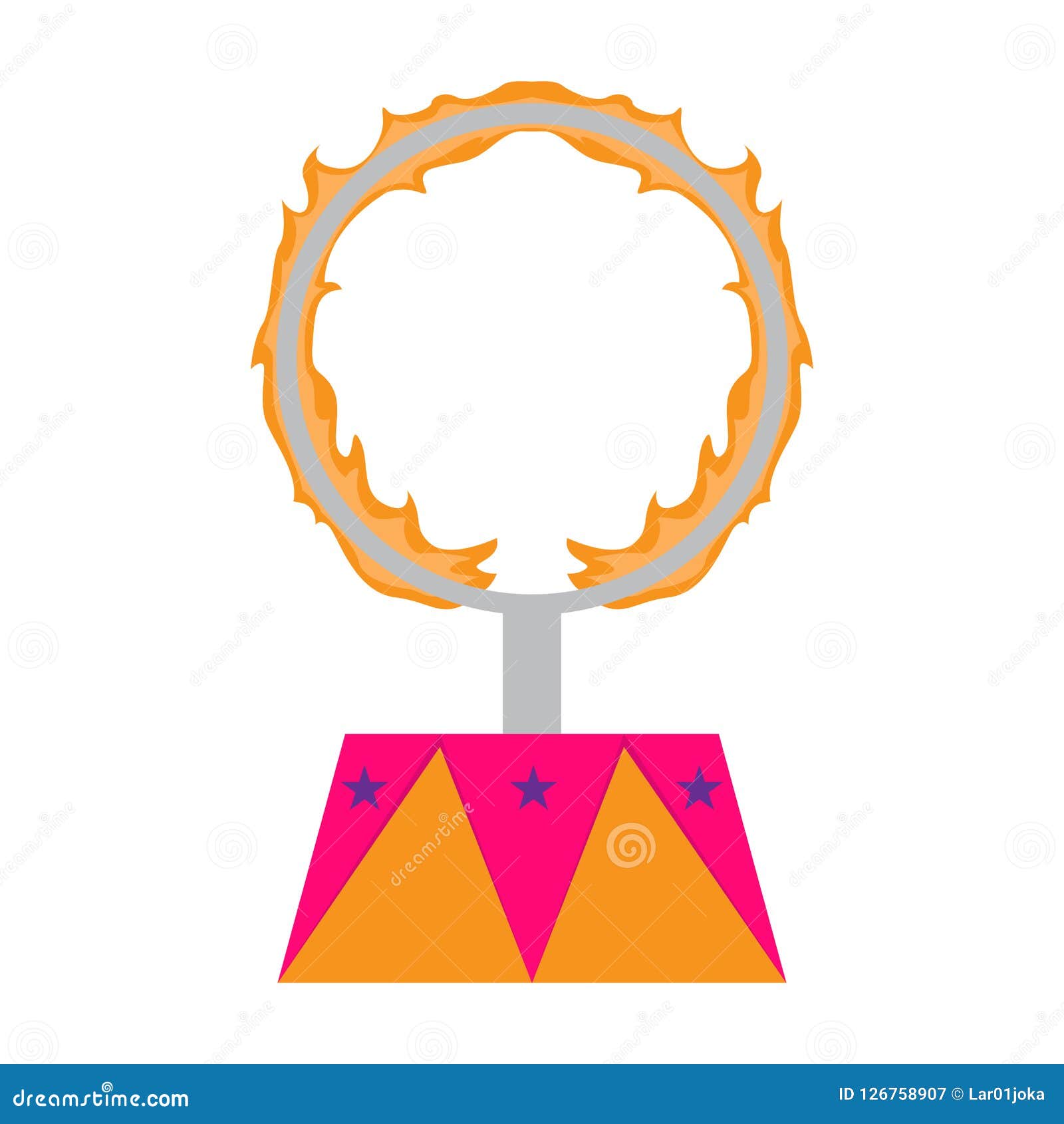 Isolated Circus Fire Ring Icon Stock Vector - Illustration of fire ...