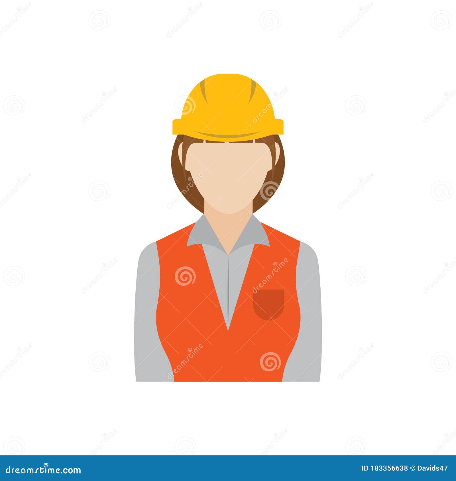 Isolated Civil Engineer Icon Stock Vector - Illustration of robot ...