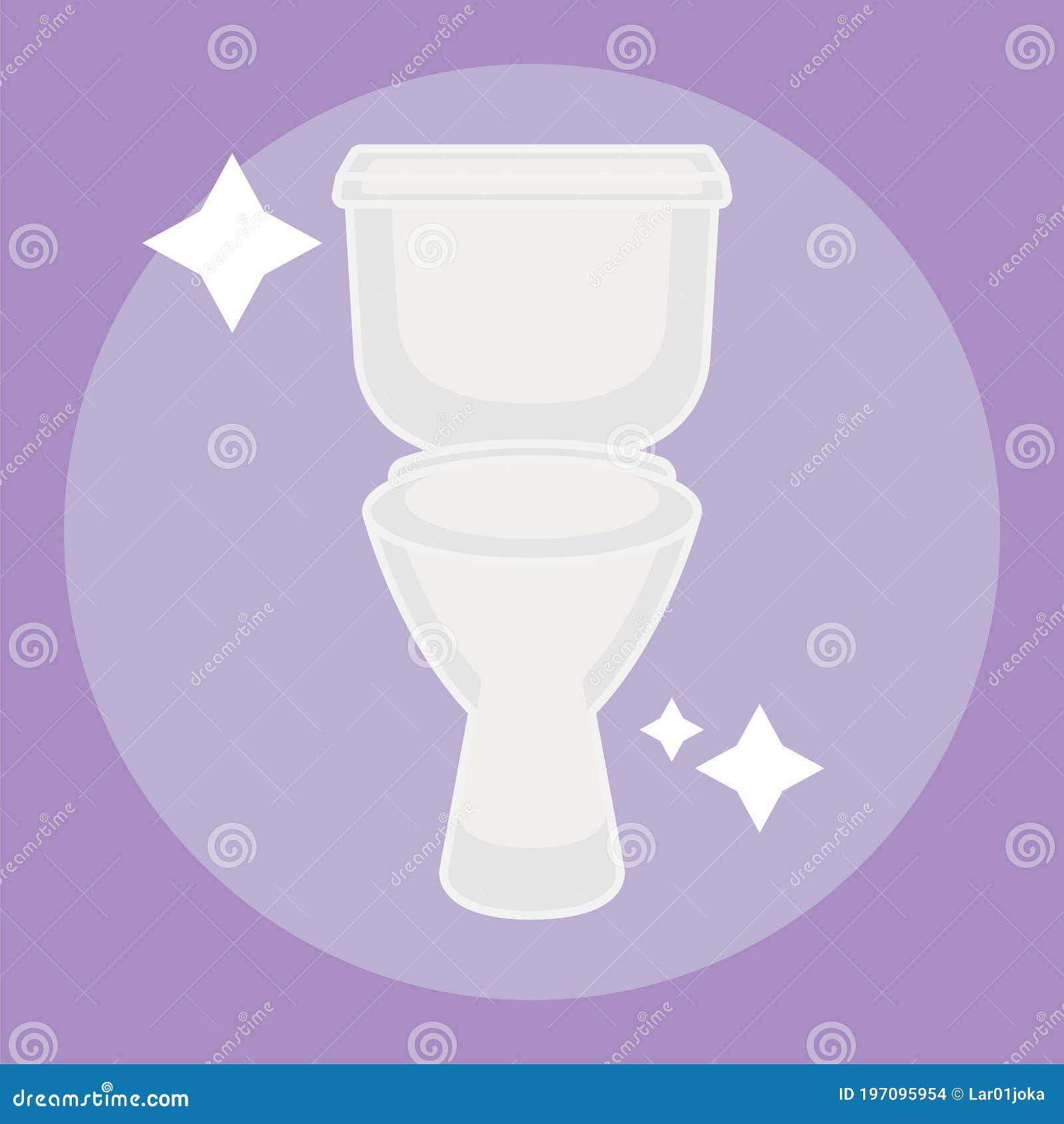 Isolated clean toilet icon stock vector. Illustration of people - 197095954