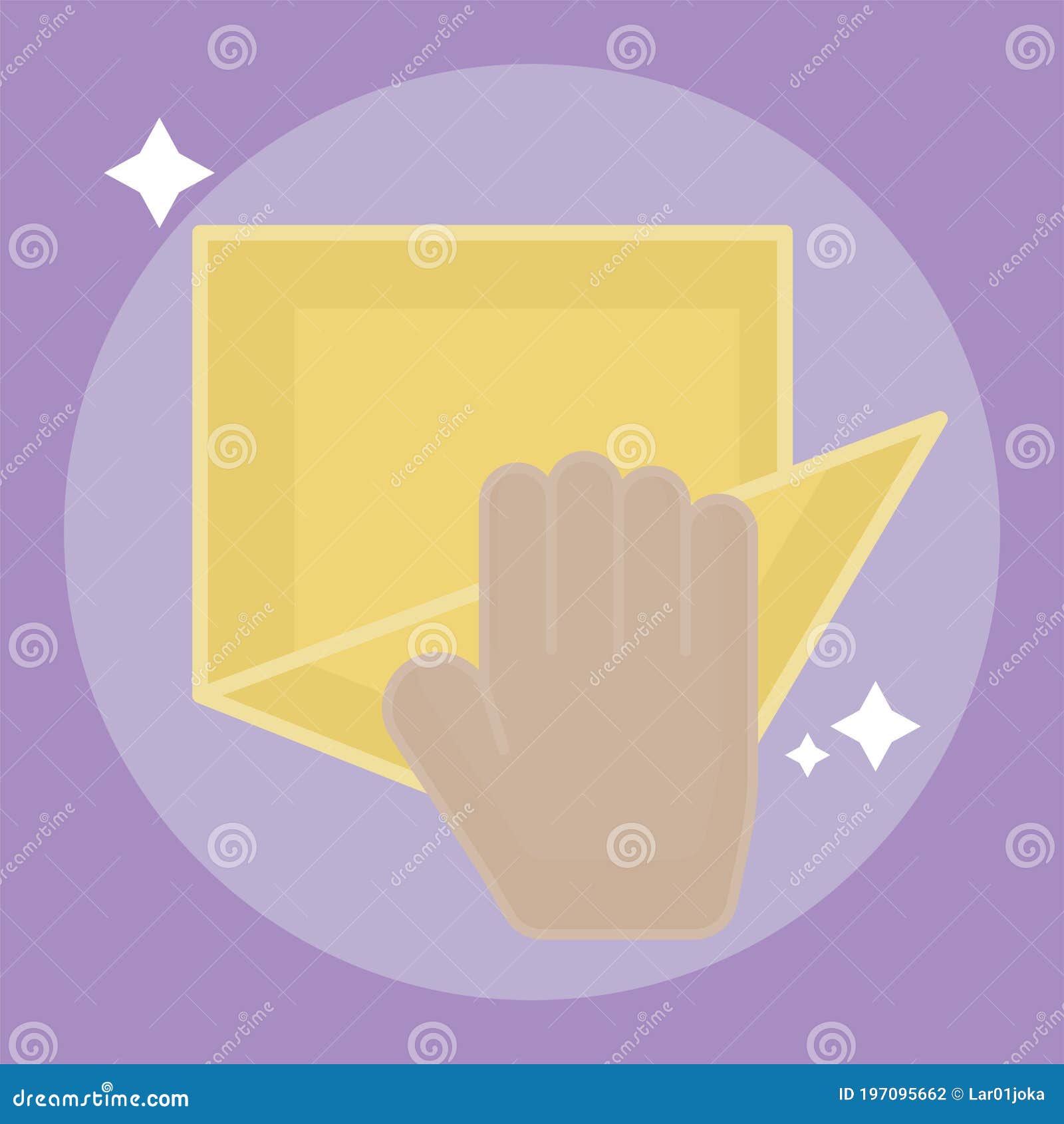 Isolated Cleaning Cloth Icon Stock Vector - Illustration of vector ...