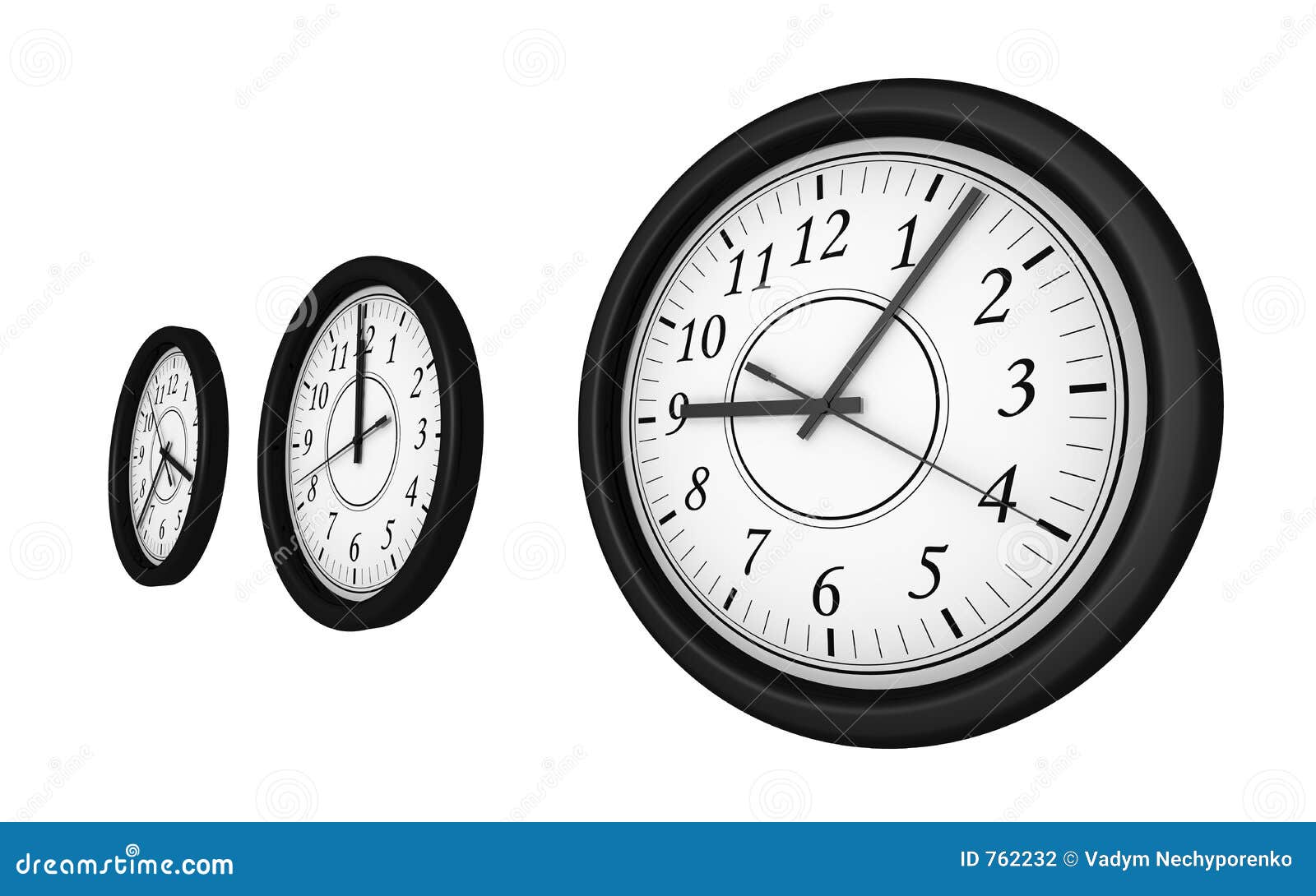 Isolated clocks 04 stock illustration. Illustration of business - 762232