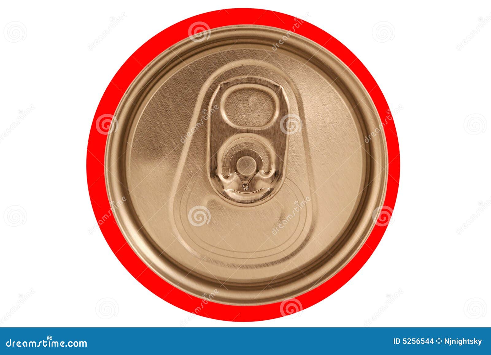 Isolated Closed Red Soda Can Lid Stock Photo - Image of metal, liquid ...