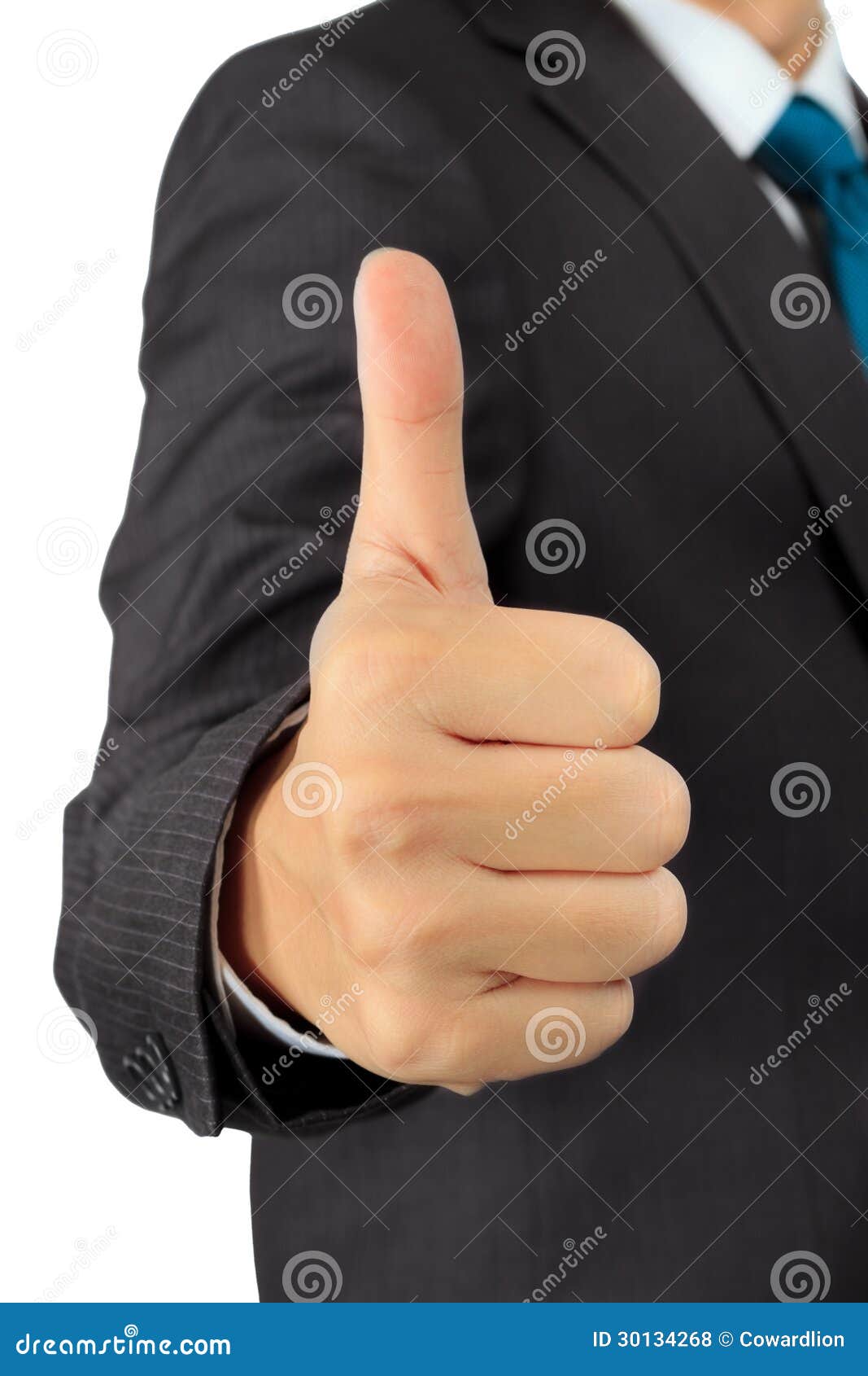 Closeup Hand Business Man Thumb Up Posture Stock Photos - Free ...