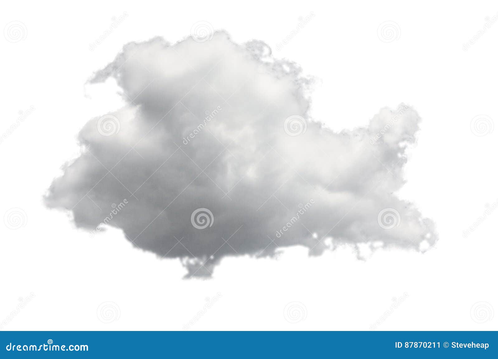 Isolated Cloud for Computing Concept Stock Image - Image of future ...