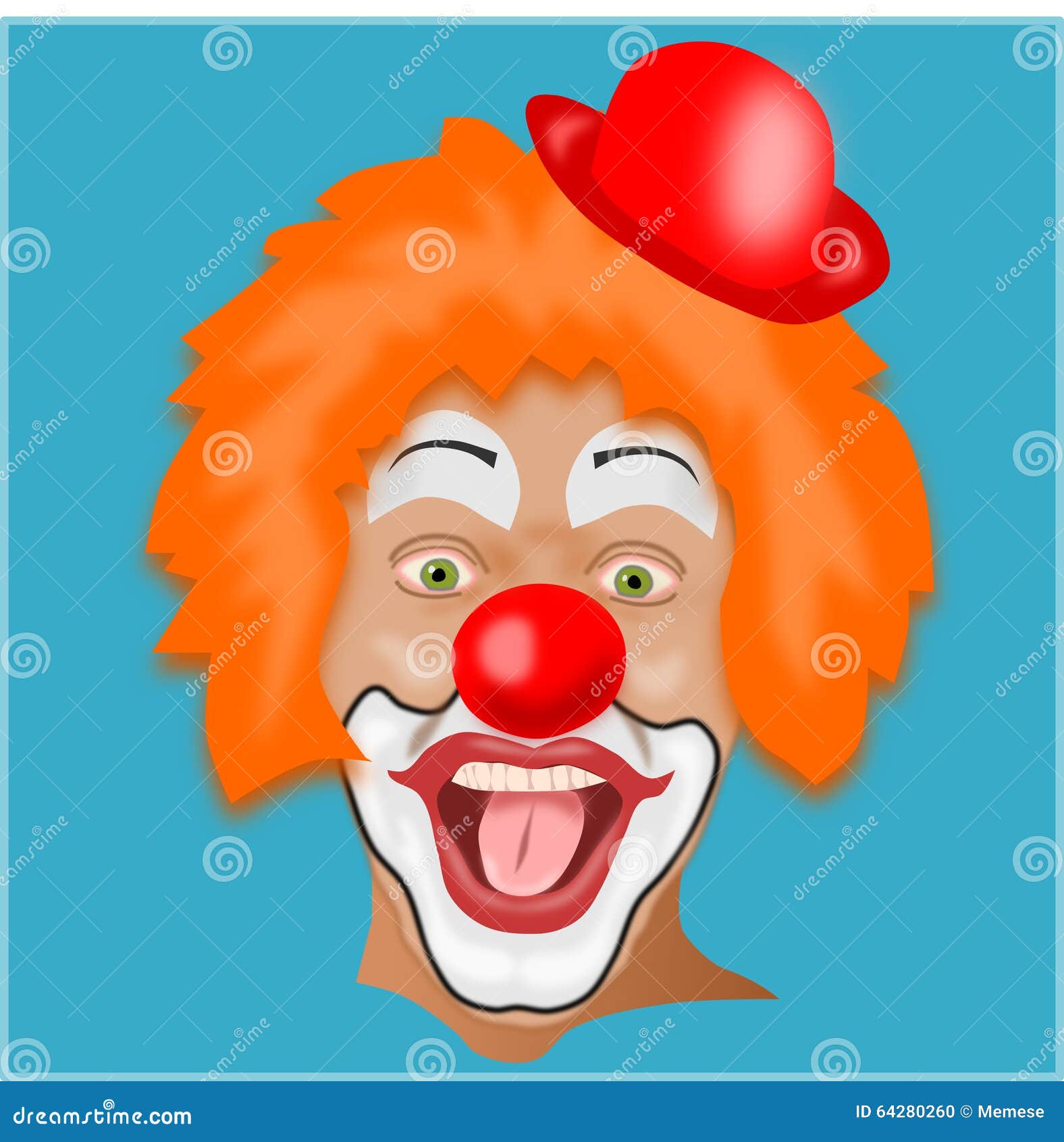 Isolated Clown Puppet Royalty-Free Cartoon | CartoonDealer.com #101272874