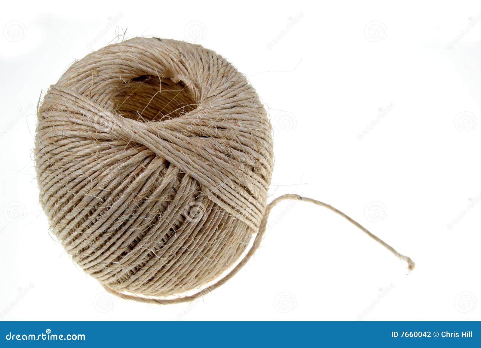 Isolated Coarse String Stock Photography - Image: 7660042