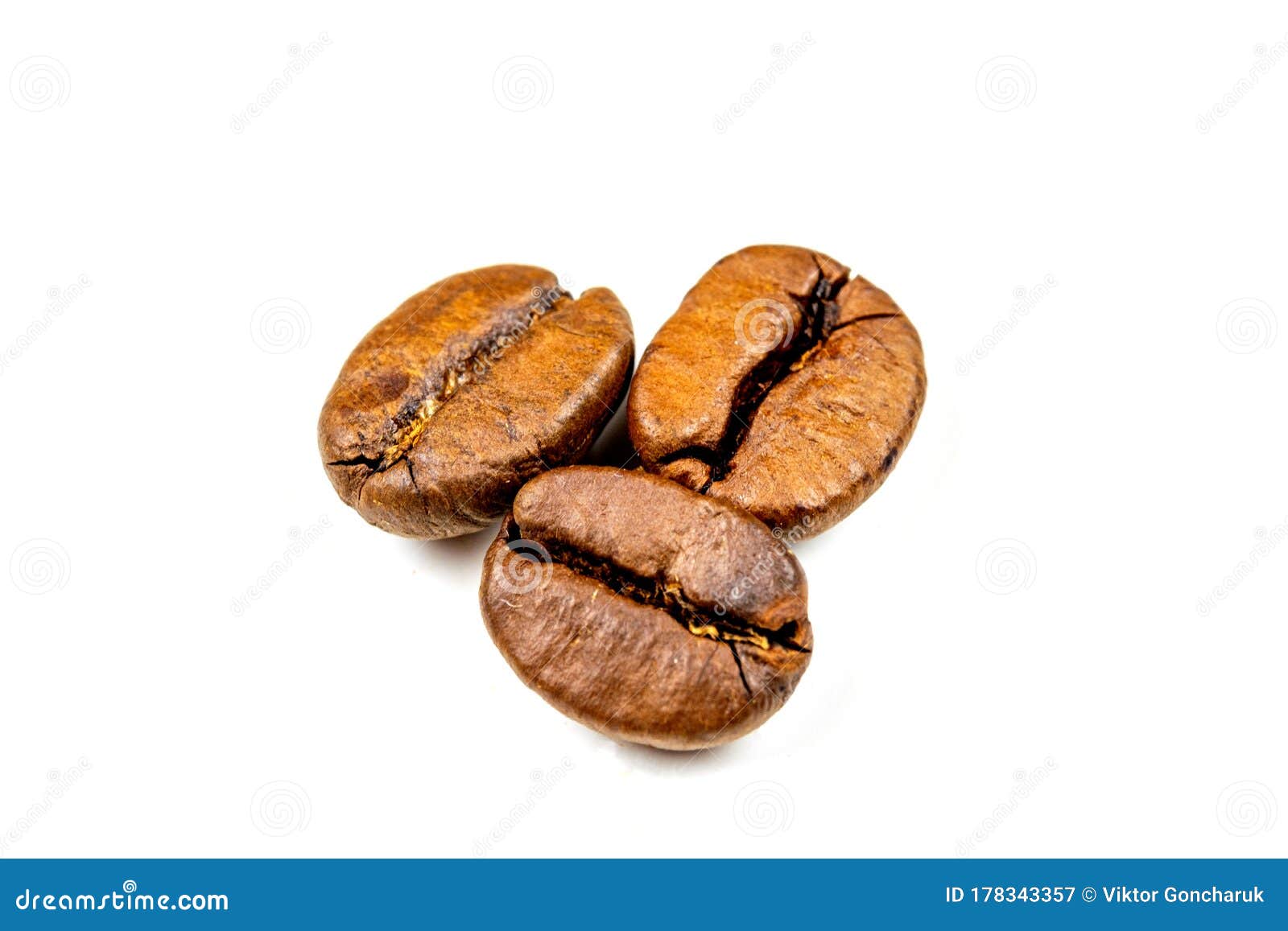 Isolated coffee beans. stock image. Image of dark, ingredient - 178343357