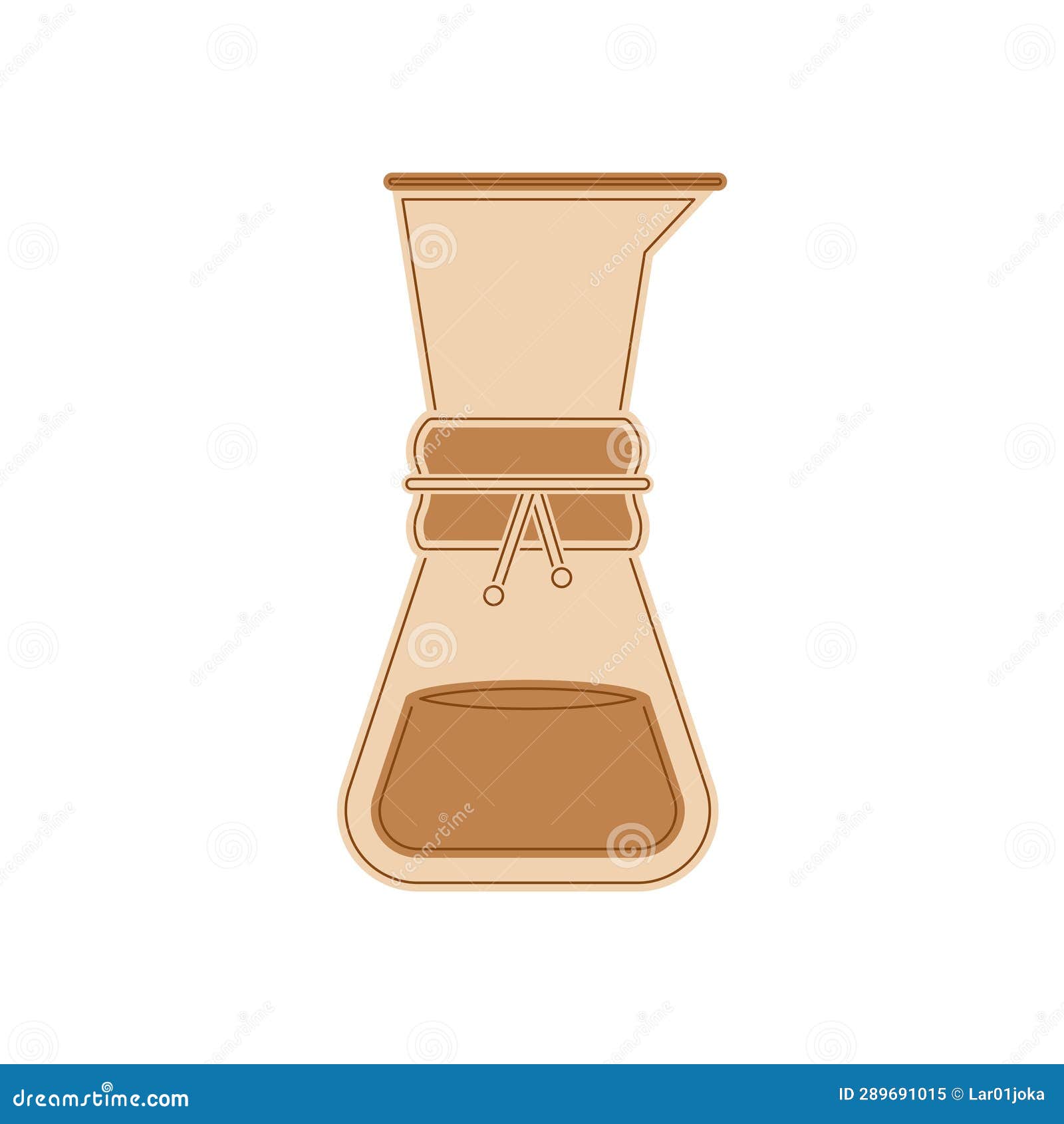 Isolated Coffee Chemex Preparation Method Icon Vector Stock Vector ...
