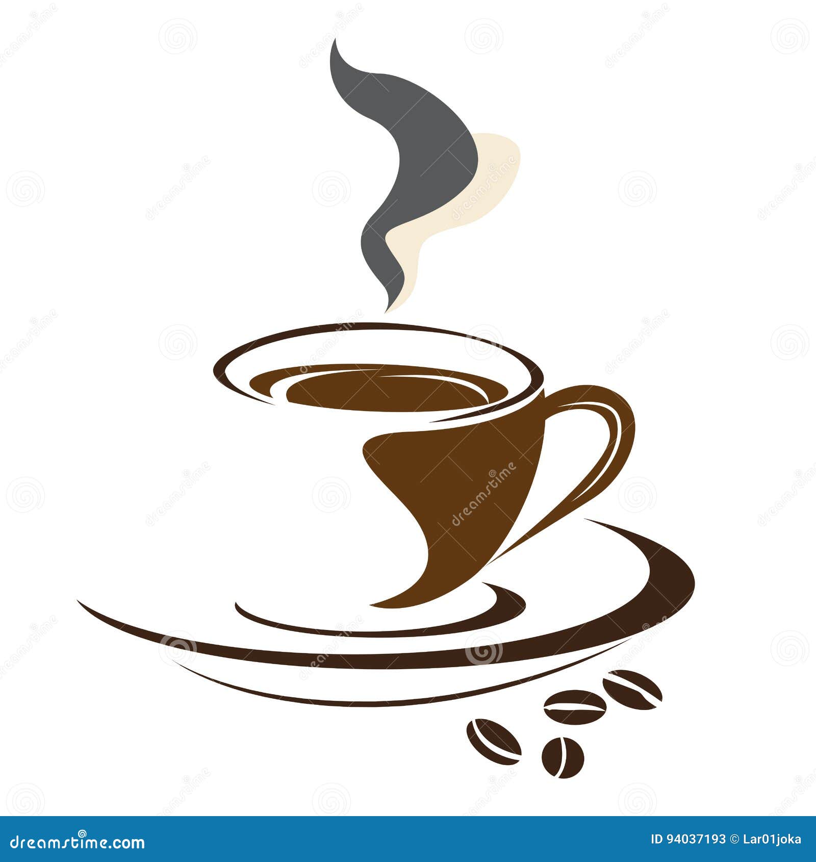 Isolated coffee mug logo stock vector. Illustration of retro - 94037193