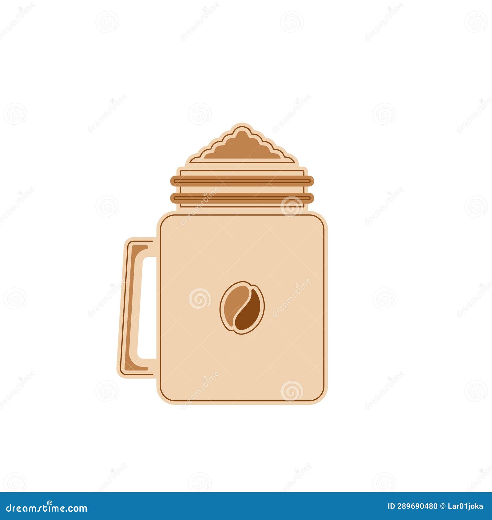 Isolated Cold Coffee Brew Icon Vector Stock Vector - Illustration of ...